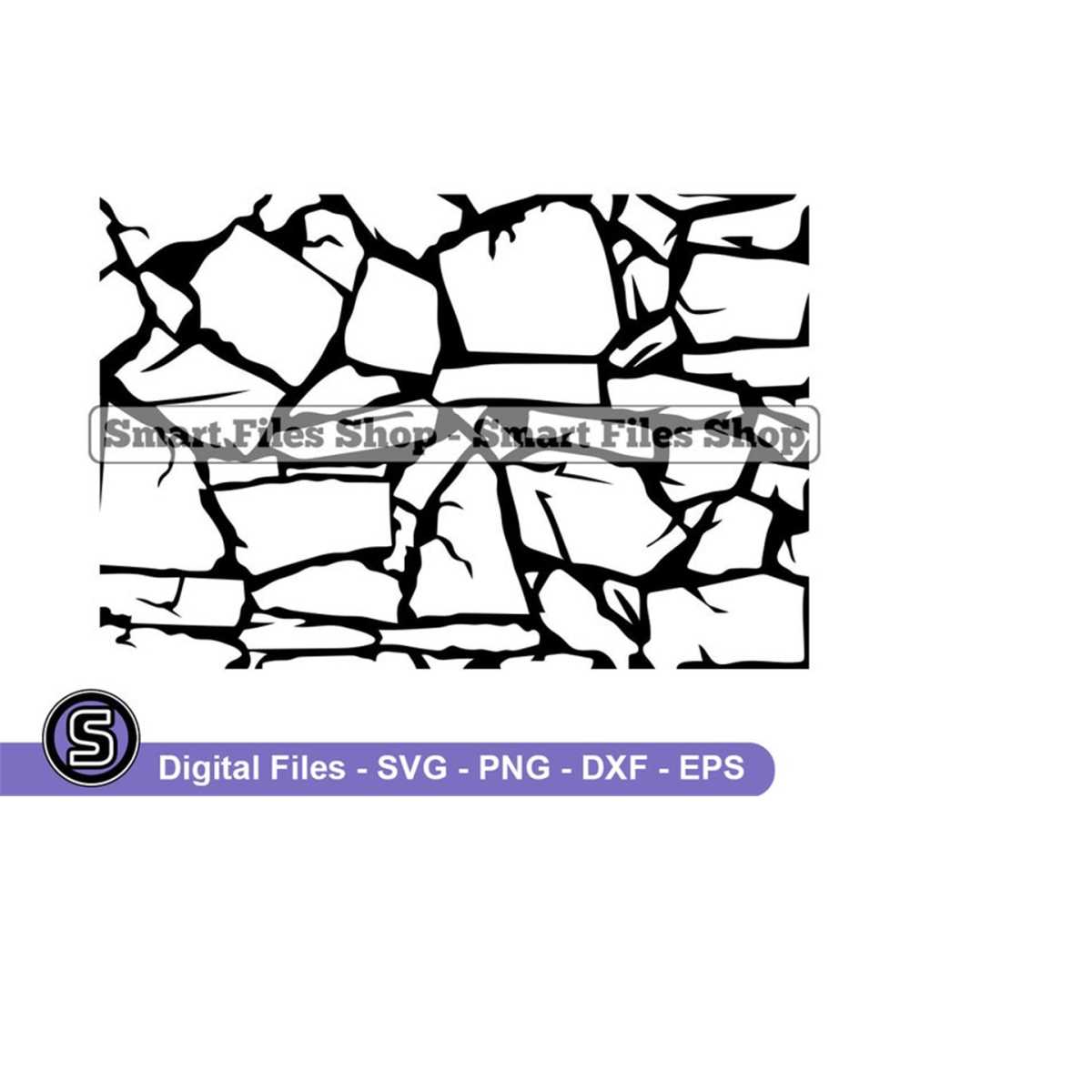 Rock Wall Design Svg, Rock Design Svg, Rock Wall Dxf, Rock W | Inspire ...