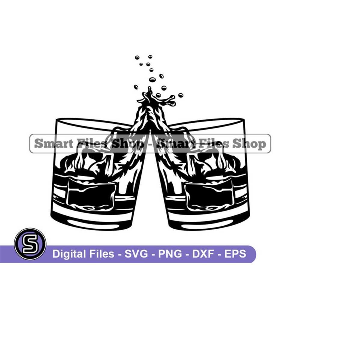 Wiskey Glass Toast Svg, Toast Svg, Wiskey Svg, Wiskey Dxf, W | Inspire ...