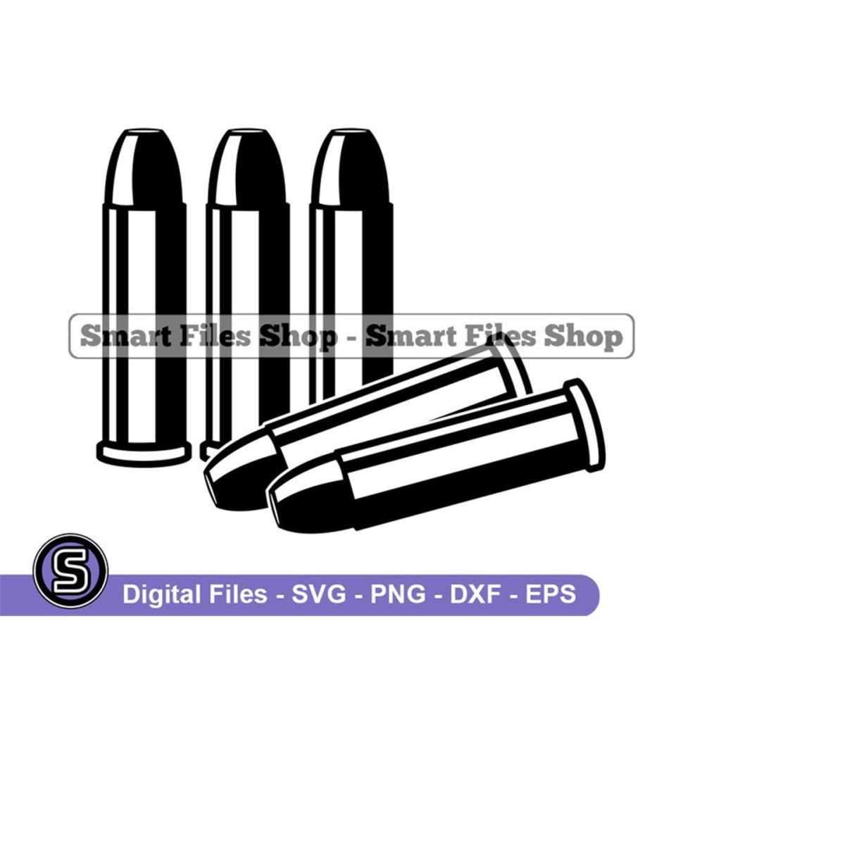 Bullets 3 Svg, Bullets Svg, Bullet Svg, Ammo Svg, Bullets Dx | Inspire ...