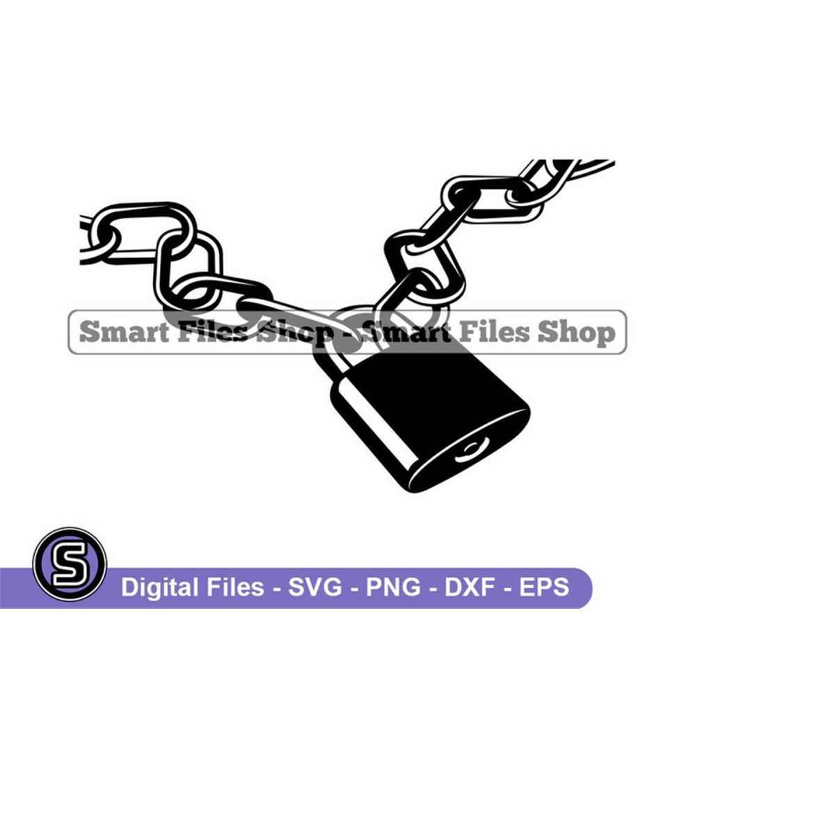 Chain Lock Svg, Chain Svg, Lock Svg, Security Svg, Chain Loc | Inspire ...