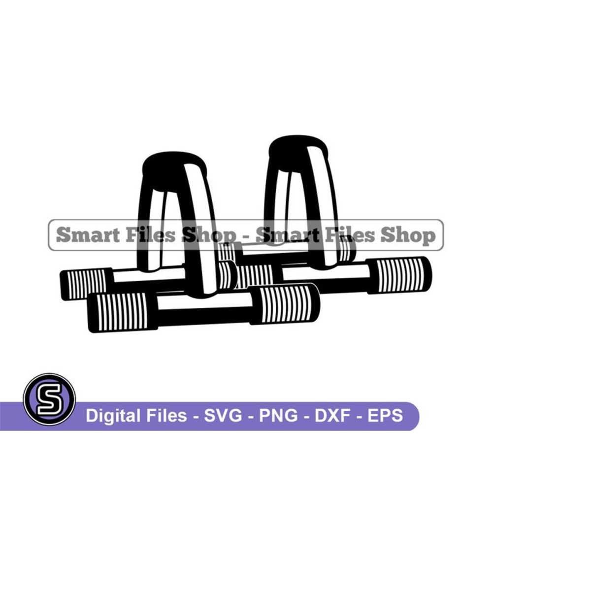 Push Up Handles Svg, Push Ups Svg, Workout Svg, Exercise Svg | Inspire ...