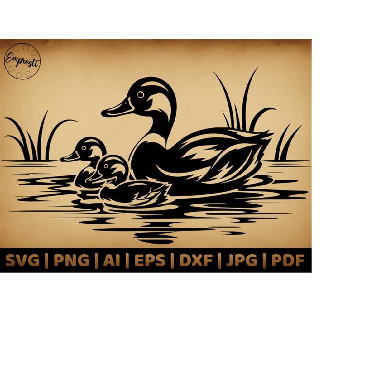 Family of Ducks svg | Commercial Use Vector Graphics | Svg, - Inspire ...