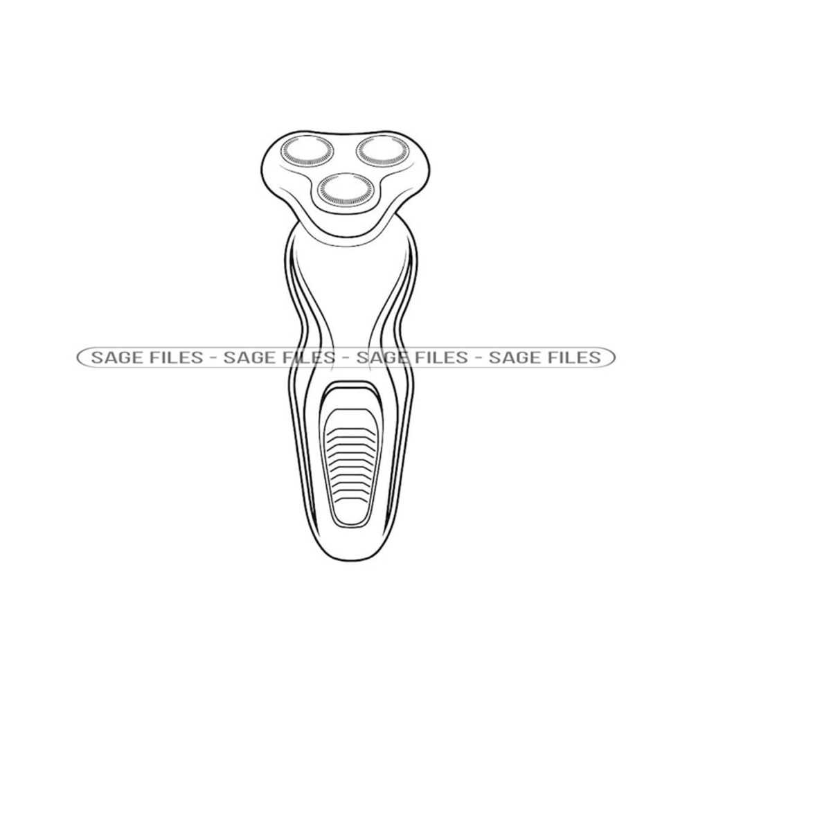 Electric Shaver Outline SVG, Grooming Svg, Shaving Svg, Elec | Inspire ...
