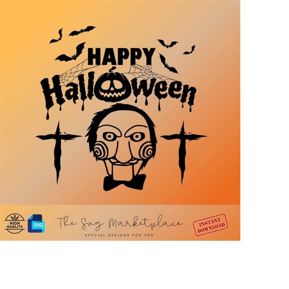 Billy Horror Halloween Svg , JigSaw svg ,horror character pn | Inspire ...