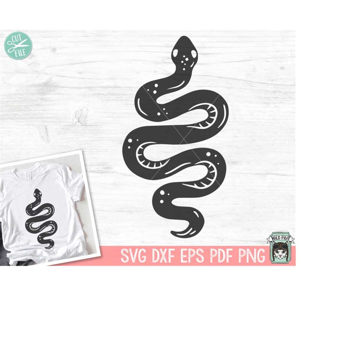 Snake SVG Cut File, Snake Clipart, Snake PNG, Reptile SVG, T - Inspire ...
