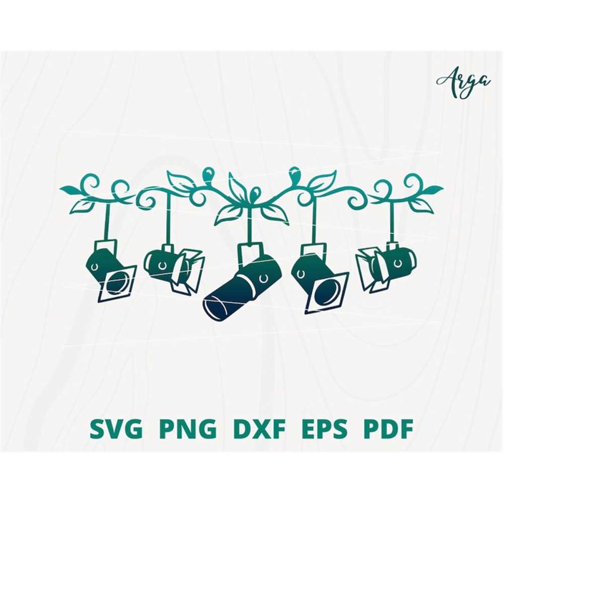 Flower Lighting svg, Spotlights svg, Party light svg, Event - Inspire ...
