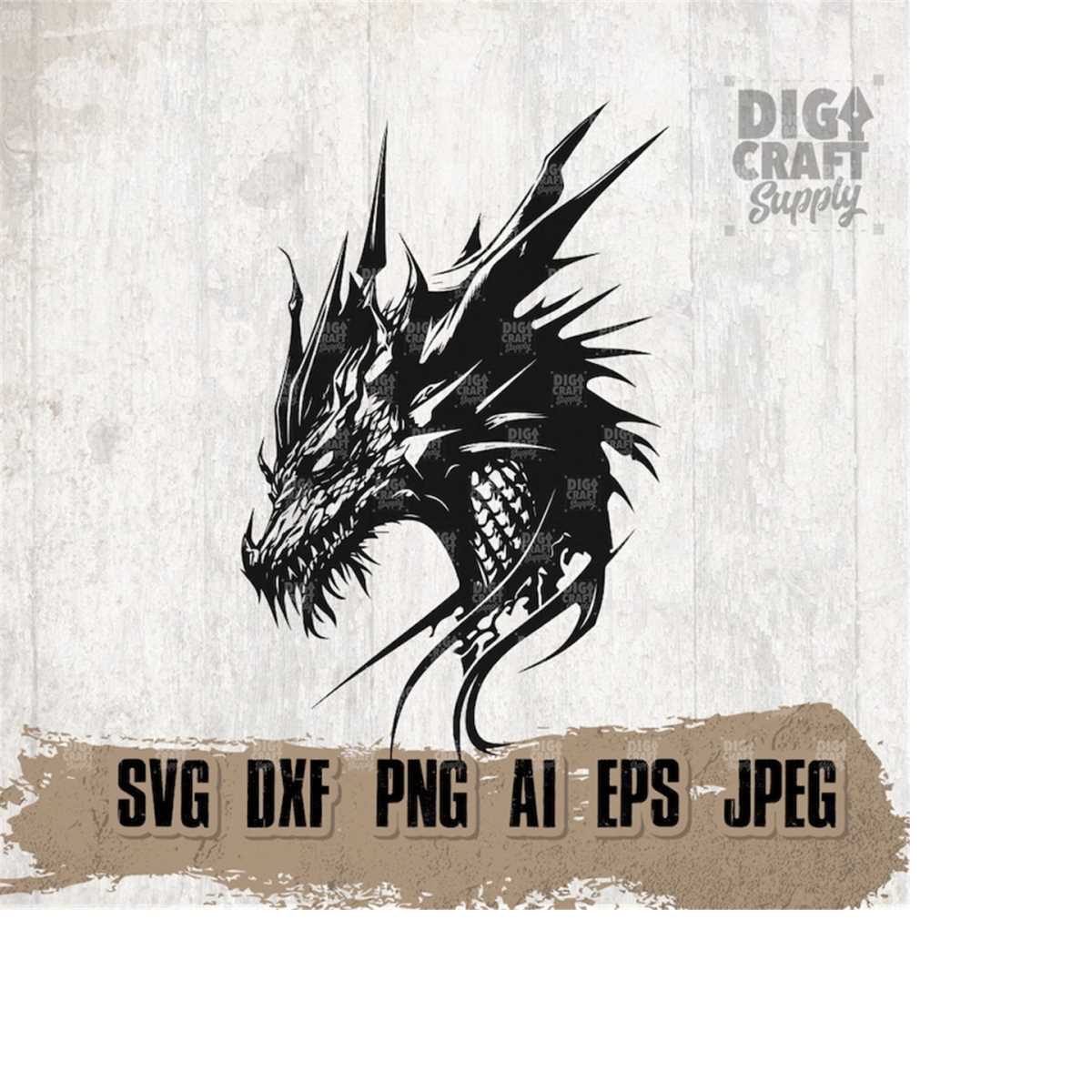 Dragon svg, Fierce Creature, Mysterious Animal Clipart, Myth | Inspire ...