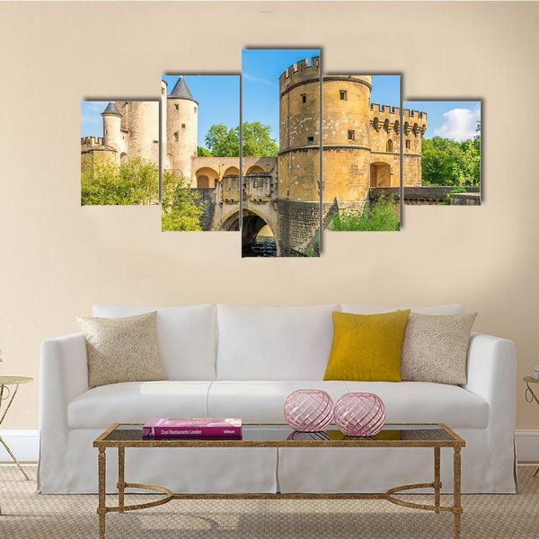 View At The German Gate Bridge In Metz Nature 5 Pieces Canva - Inspire ...