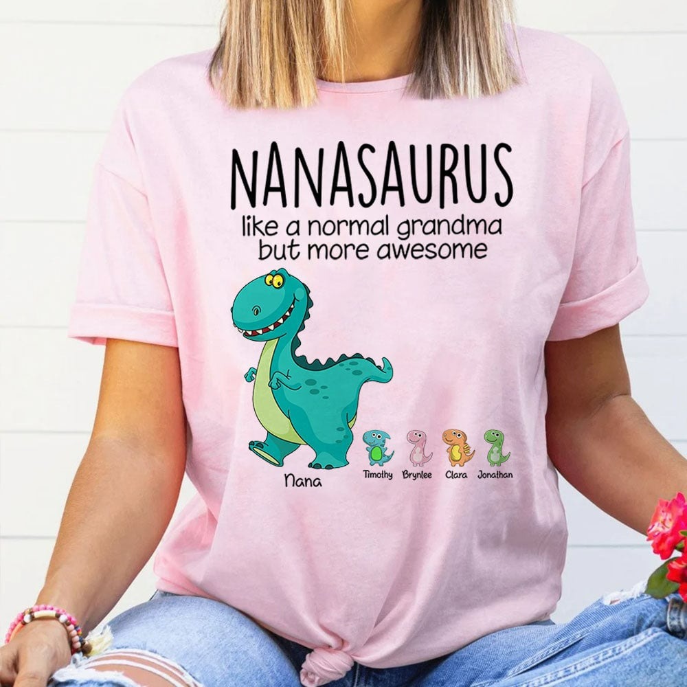 Funny Nana Shirt, Nanasaurus, Mimisaurus Like A Normal Grand | Inspire ...