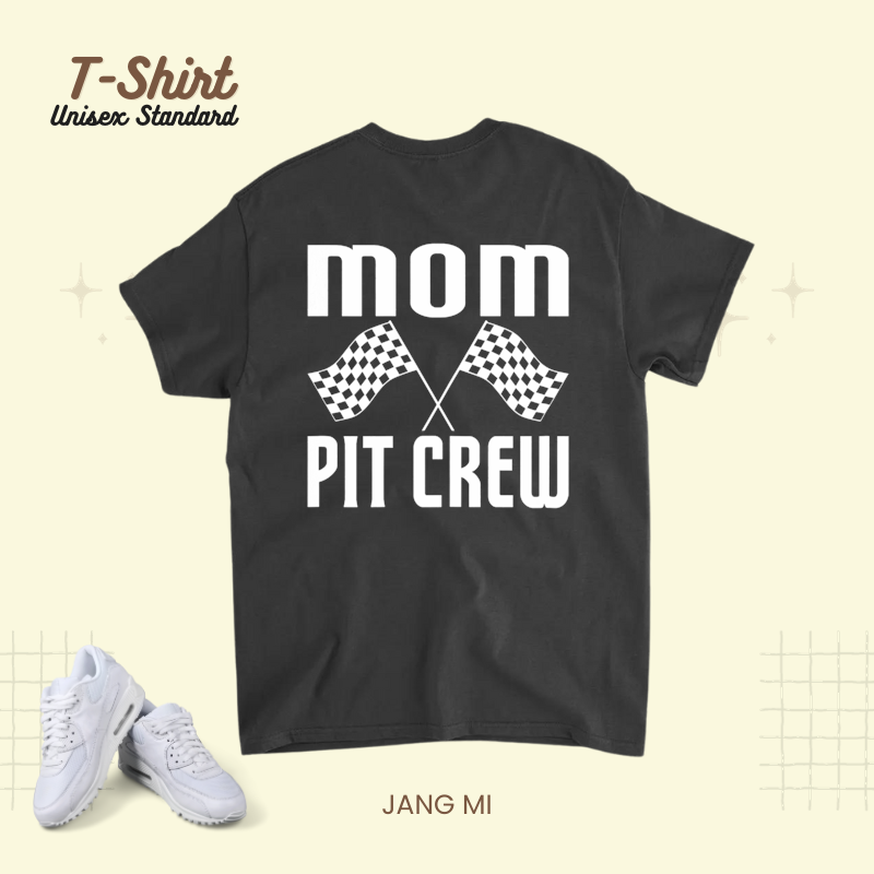 Womens Mom Pit Crew Car Racing Motor Sports Unisex Standard | Inspire ...