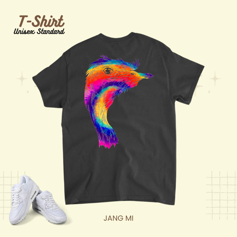 Zoo Animal Tie Dye Flightless Bird Lover Ostrich Unisex Stan | Inspire ...