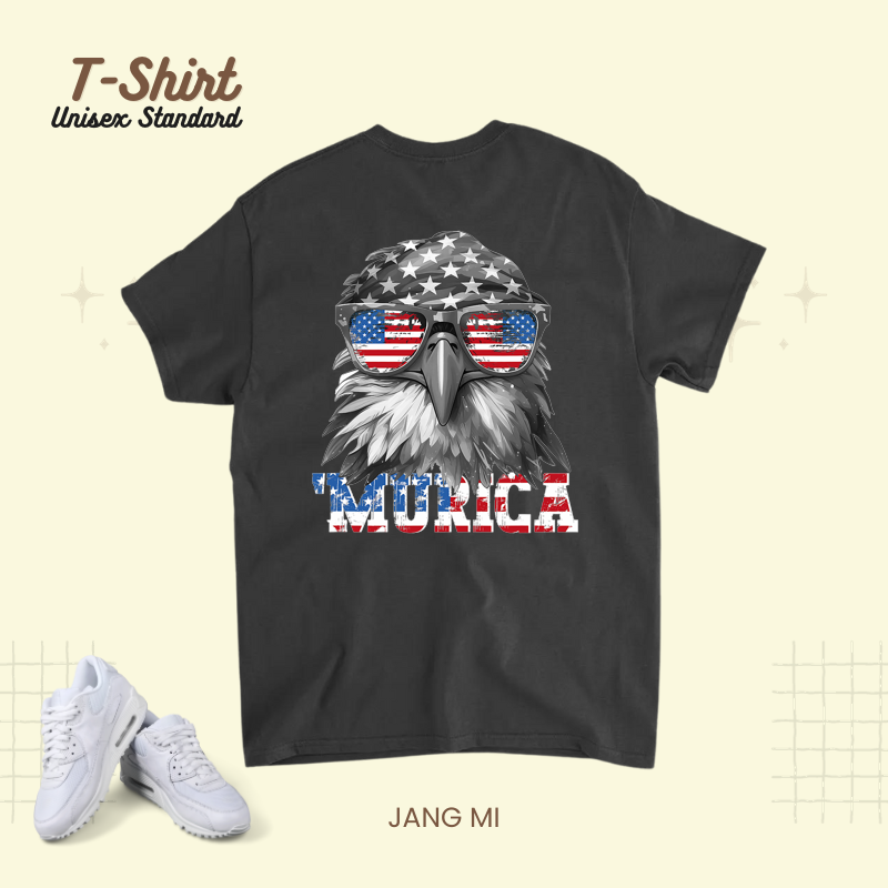 4th of july 3women 2men bald eagle mullet murica Unisex Stan | Inspire Uplift