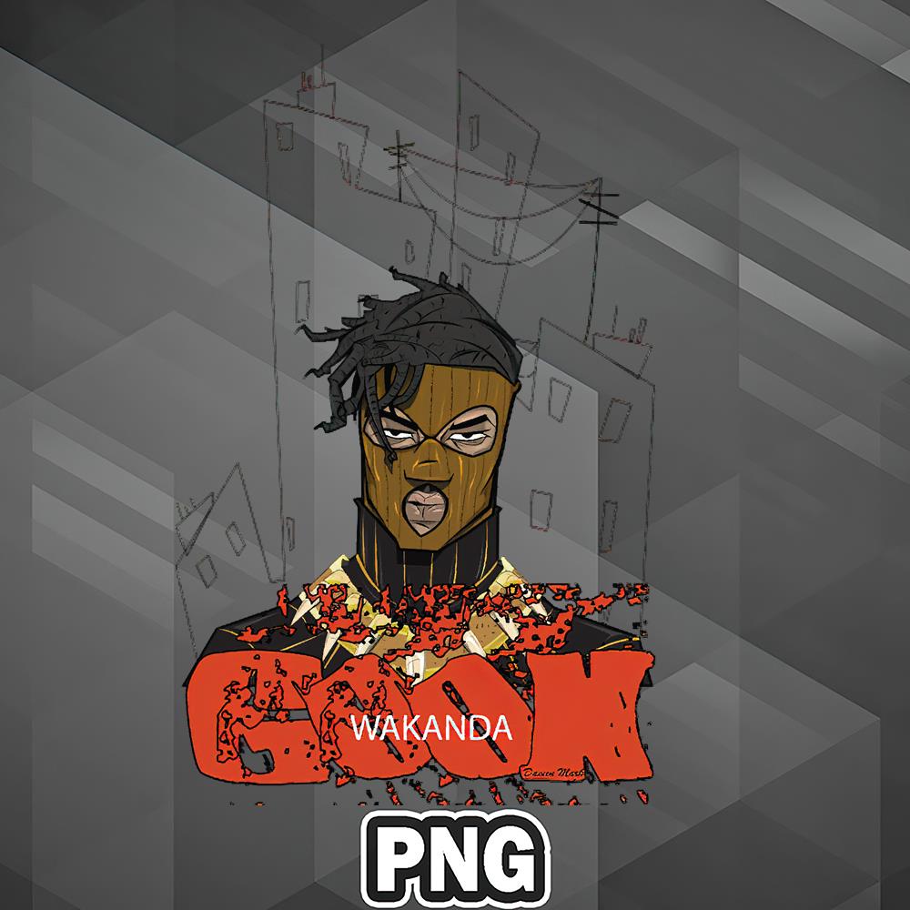 African PNG Wakanda Goon PNG For Sublimation Print | Inspire Uplift