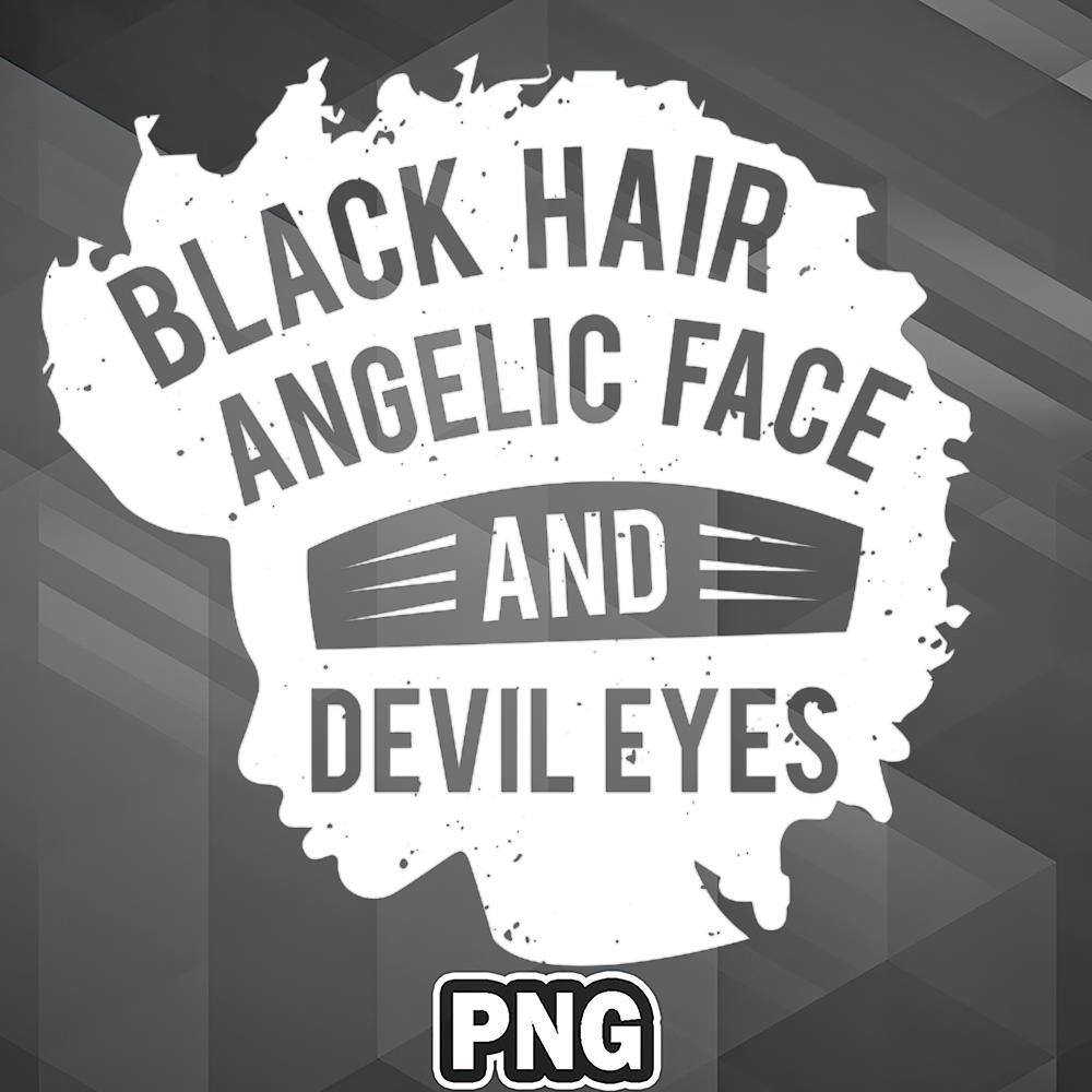 African PNG Afro American Girl Black Hair Angelic Face And D | Inspire ...