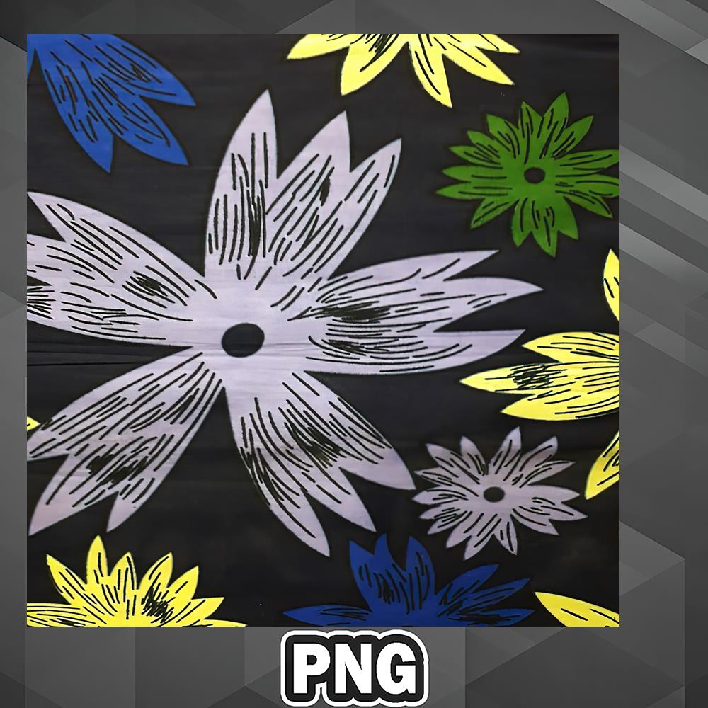 African PNG Floral African Print Fabric Design Pattern PNG F - Inspire ...