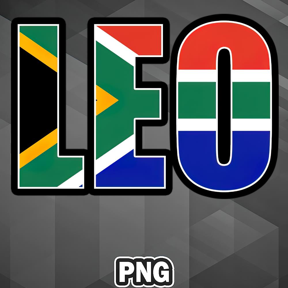African PNG Leo South African Horoscope Heritage DNA Flag PN | Inspire ...