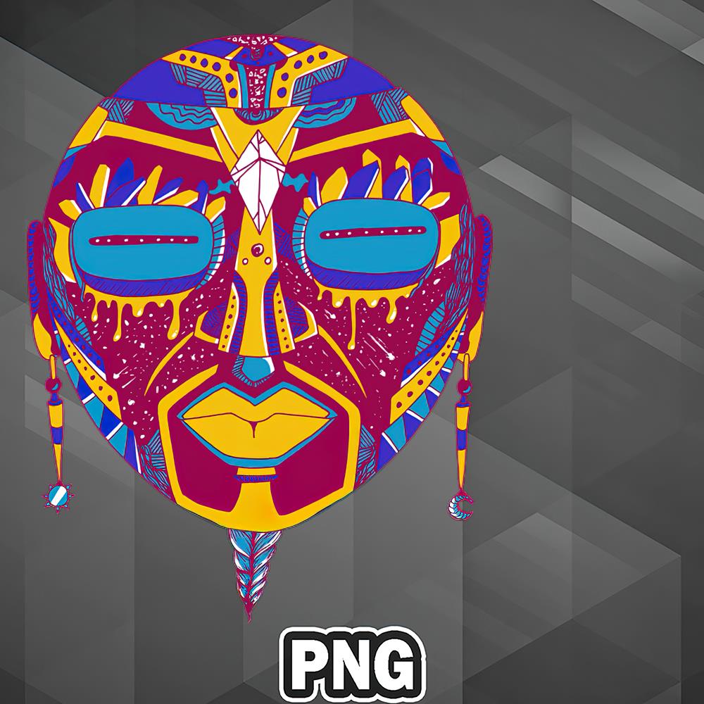African PNG Triad African Mask 2 PNG For Sublimation Print D | Inspire ...