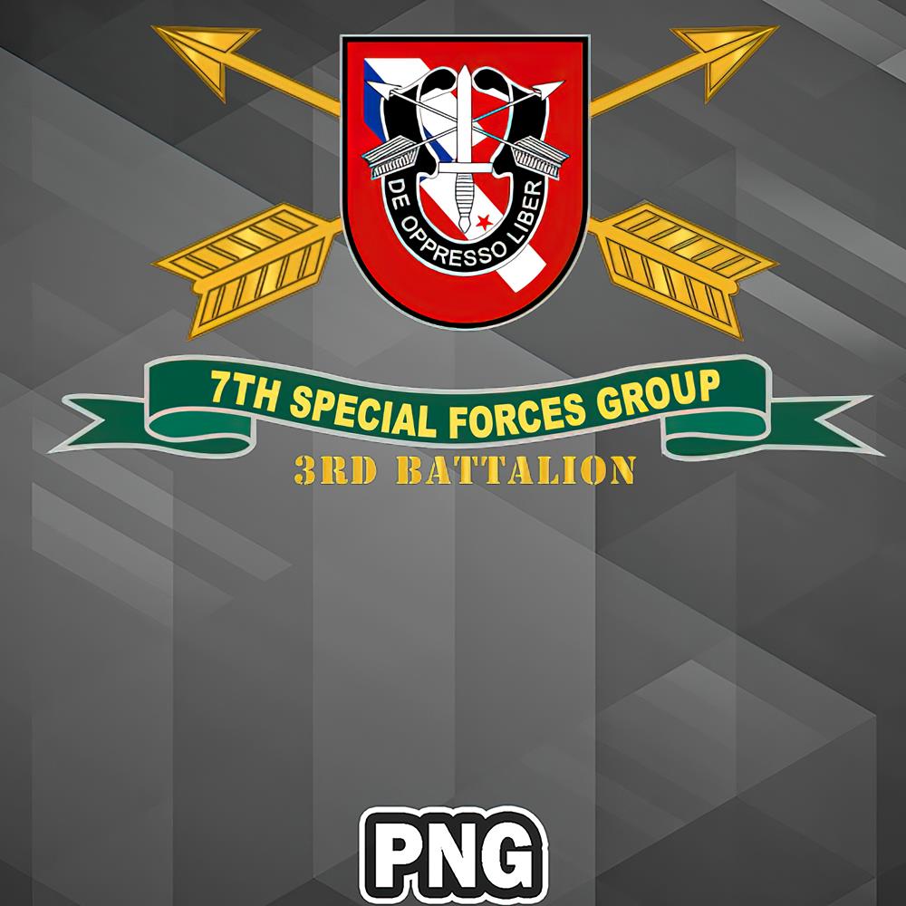 Army PNG 3rd Battalion 7th Special Forces Group Good For Sil | Inspire ...
