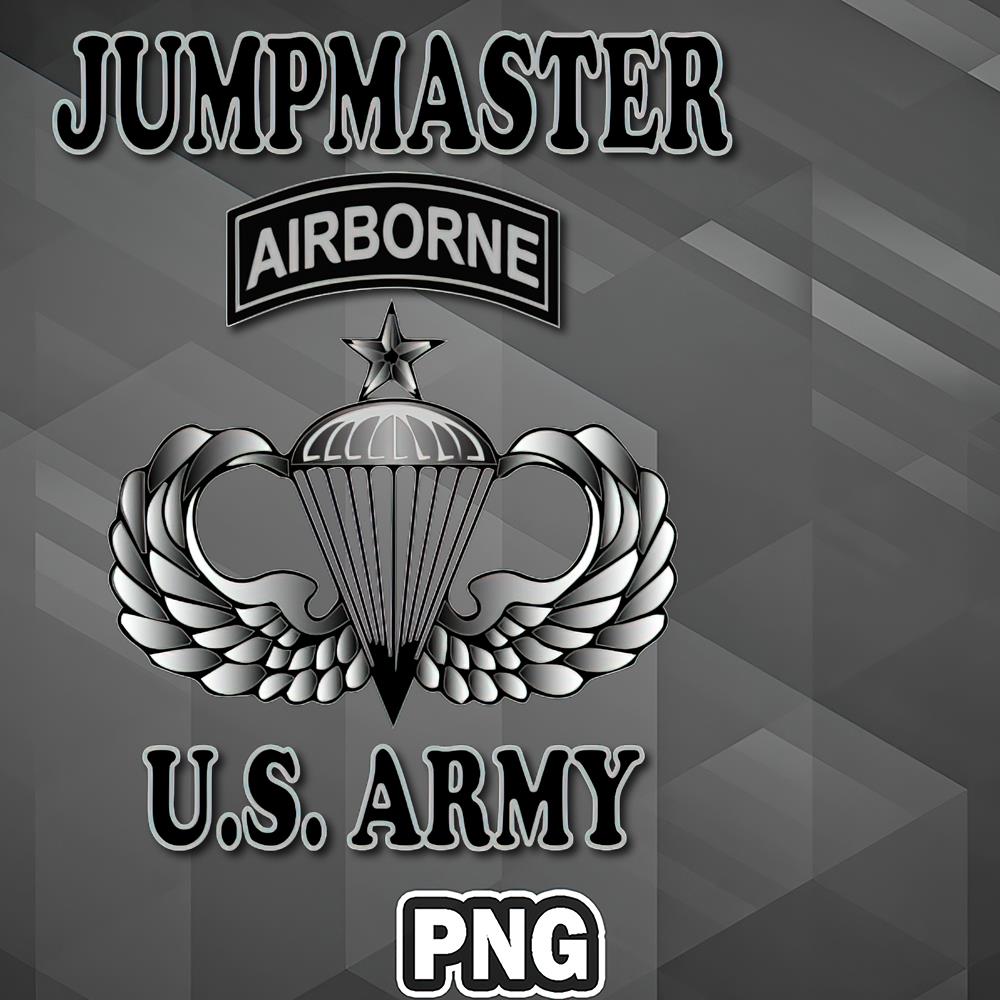 Army PNG Jumpmaster Senior Wings Printable For Cricut | Inspire Uplift