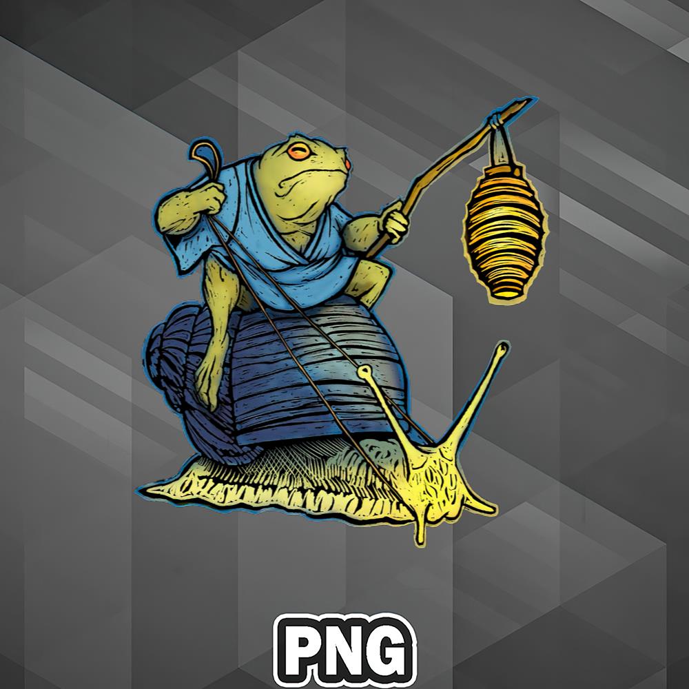 Asian PNG Night Shift Frog Snail Lantern Animal PNG For Subl | Inspire ...
