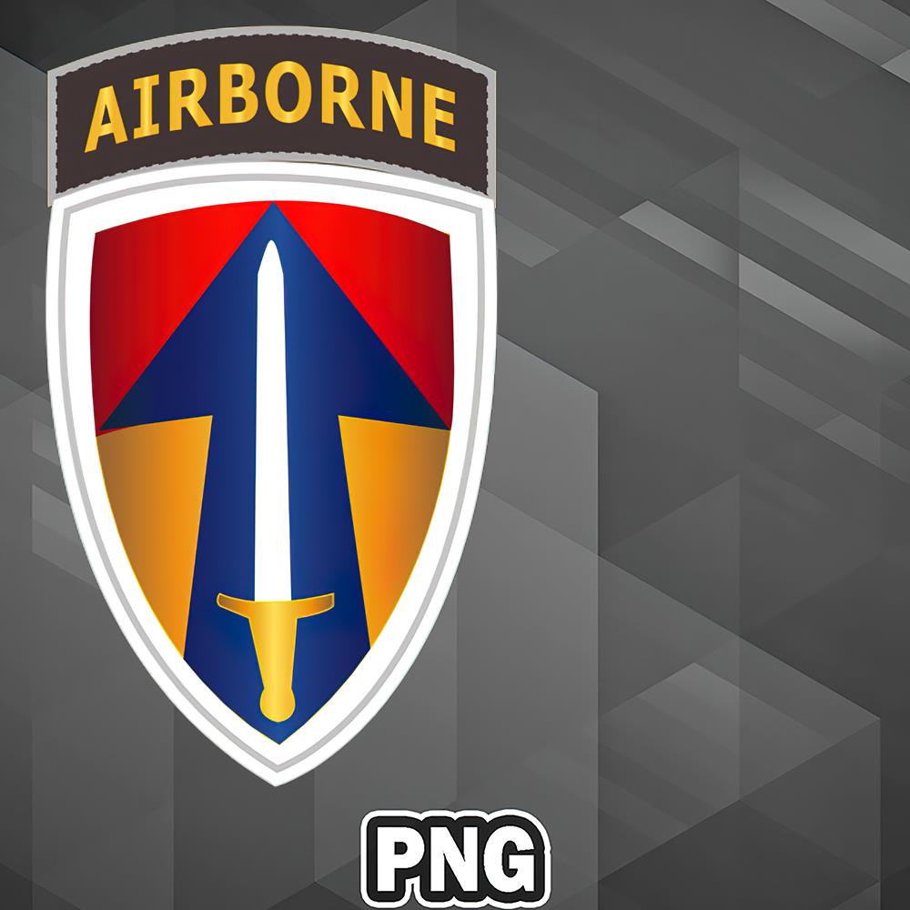 Army PNG II Field Force w Airborne Tab LRRP PNG For Sublimat - Inspire ...