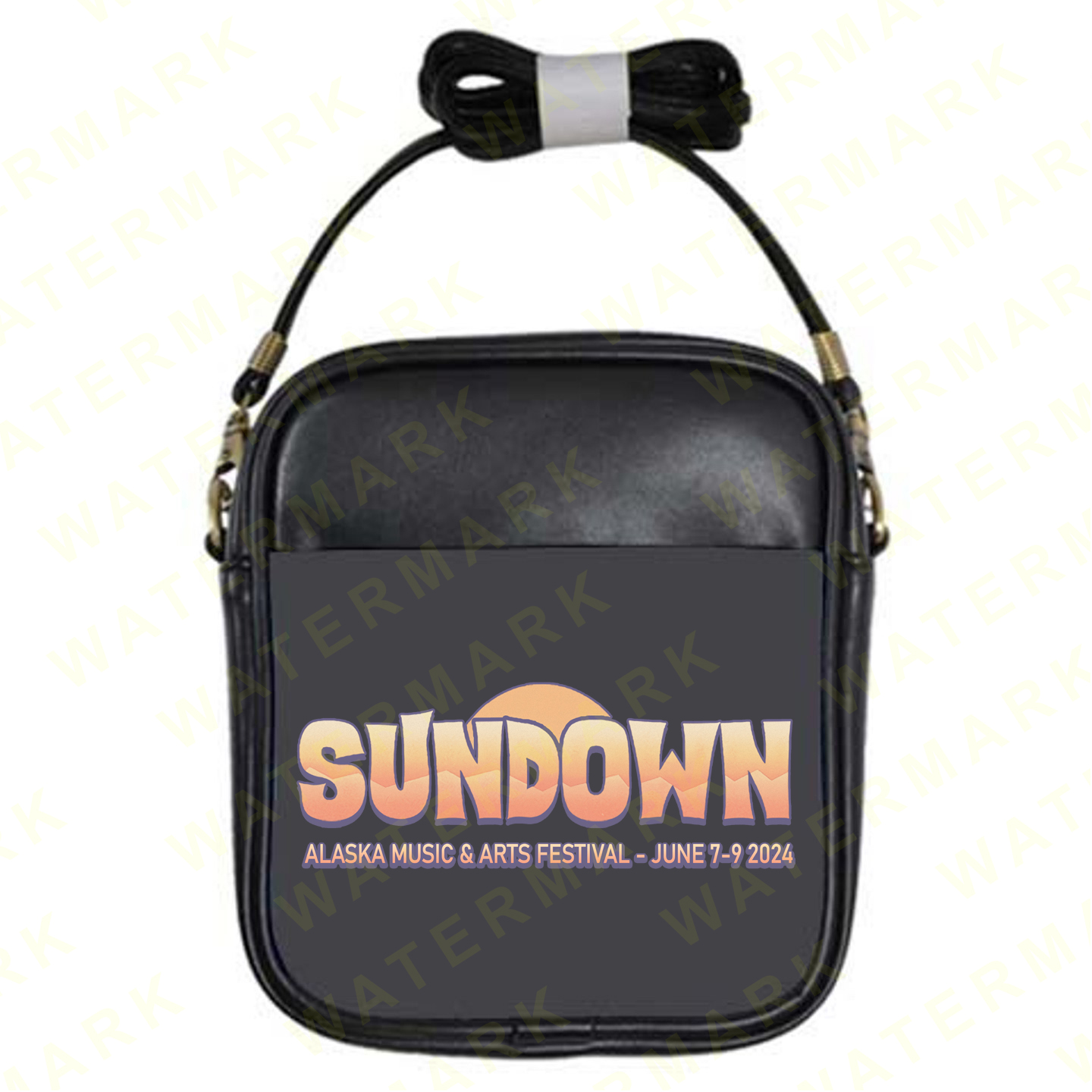 SUNDOWN ALASKA MUSIC & ARTS FESTIVAL 2024 Sling Bags - Inspire Uplift
