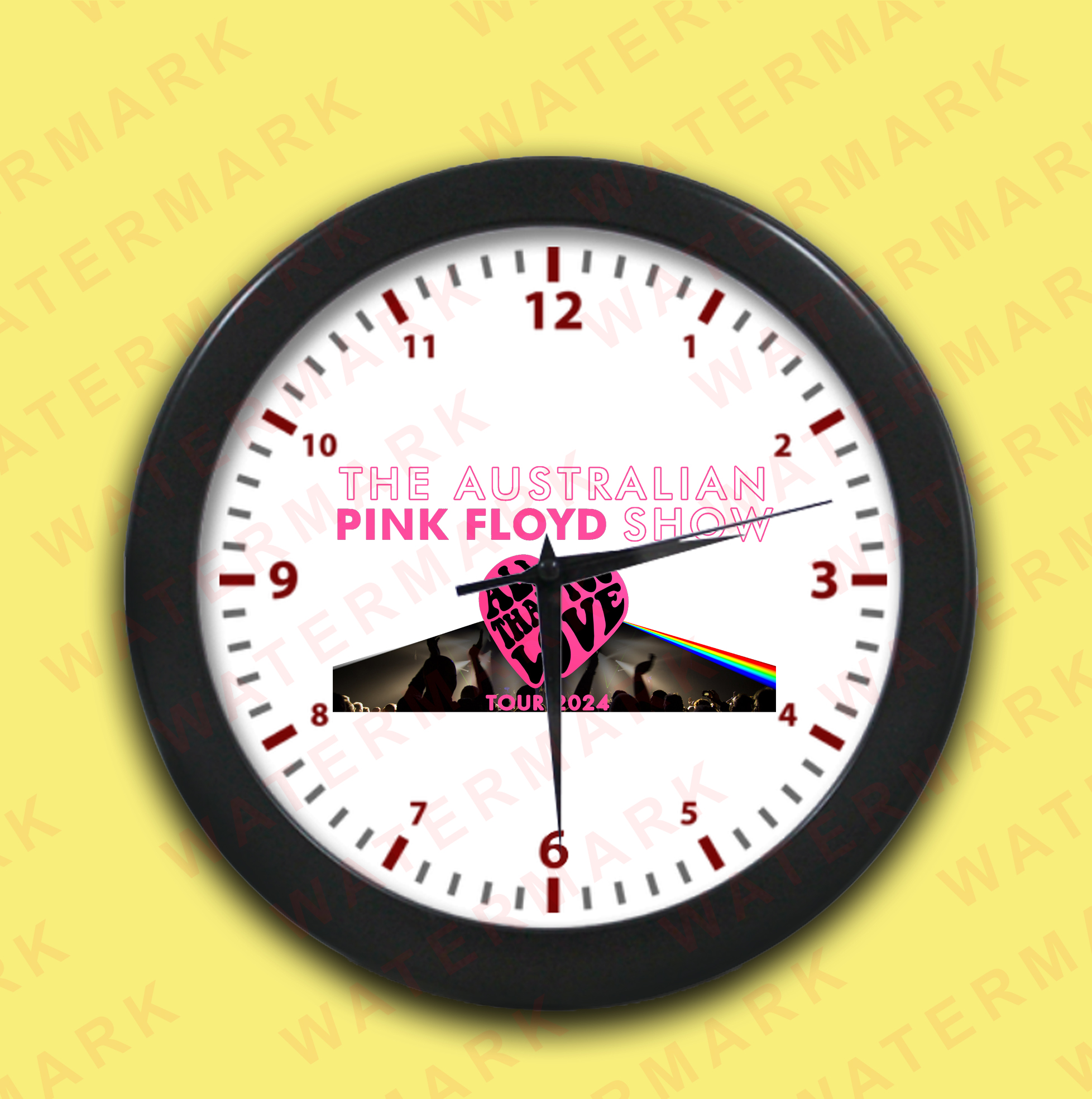 THE AUSTRALIAN PINK FLOYD SHOW TOUR 2024 Wall Clocks | Inspire Uplift