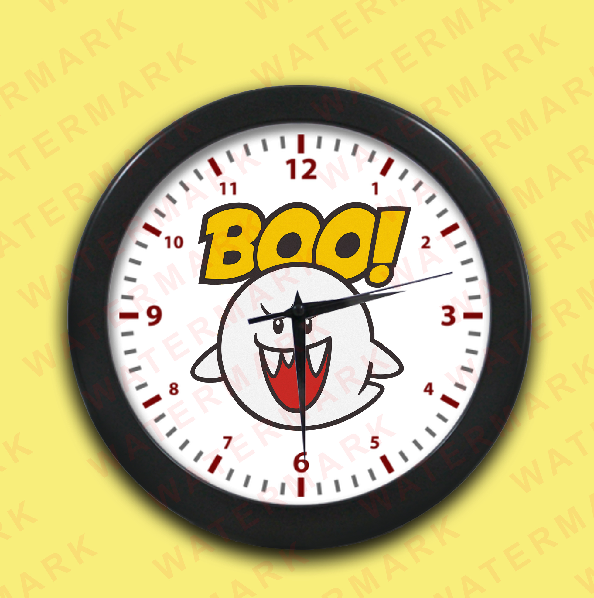 1 NINTENDO SUPER MARIO ICONIC BOO Wall Clocks | Inspire Uplift