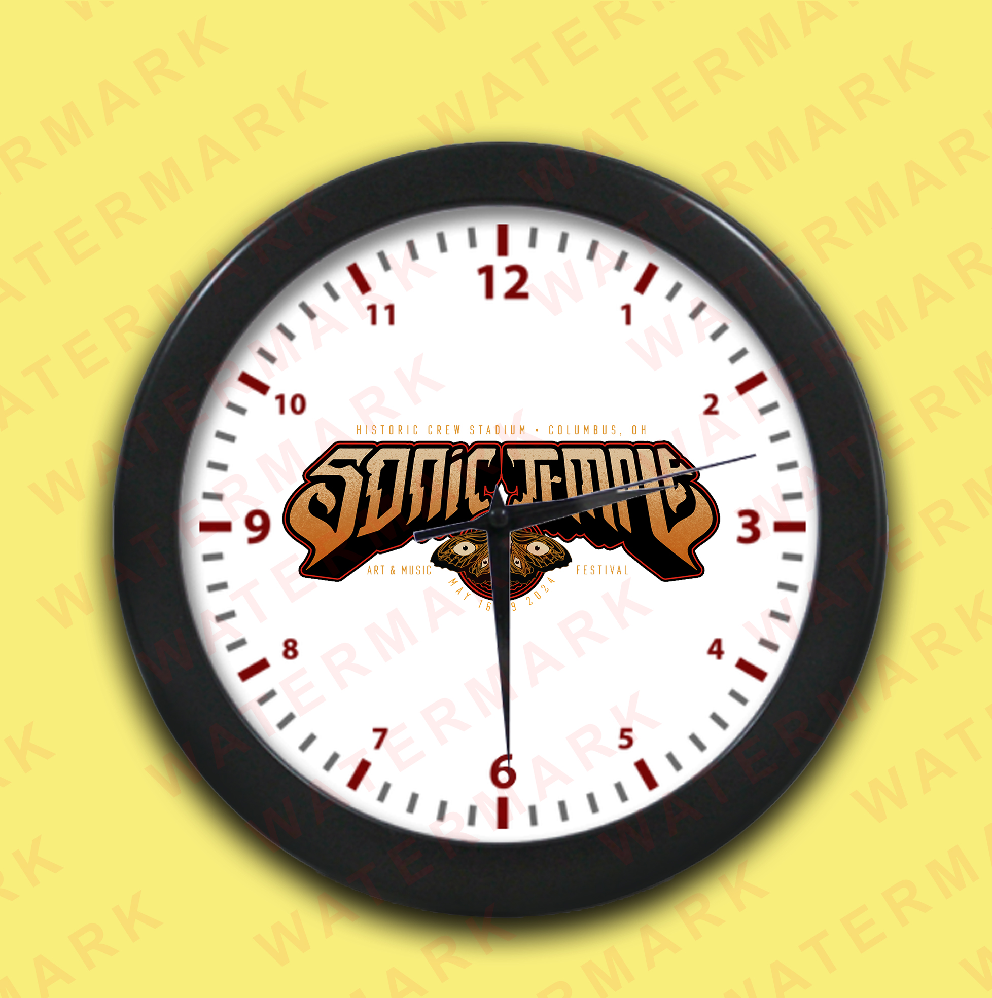 SONIC TEMPLE FESTIVAL 2024 Wall Clocks | Inspire Uplift