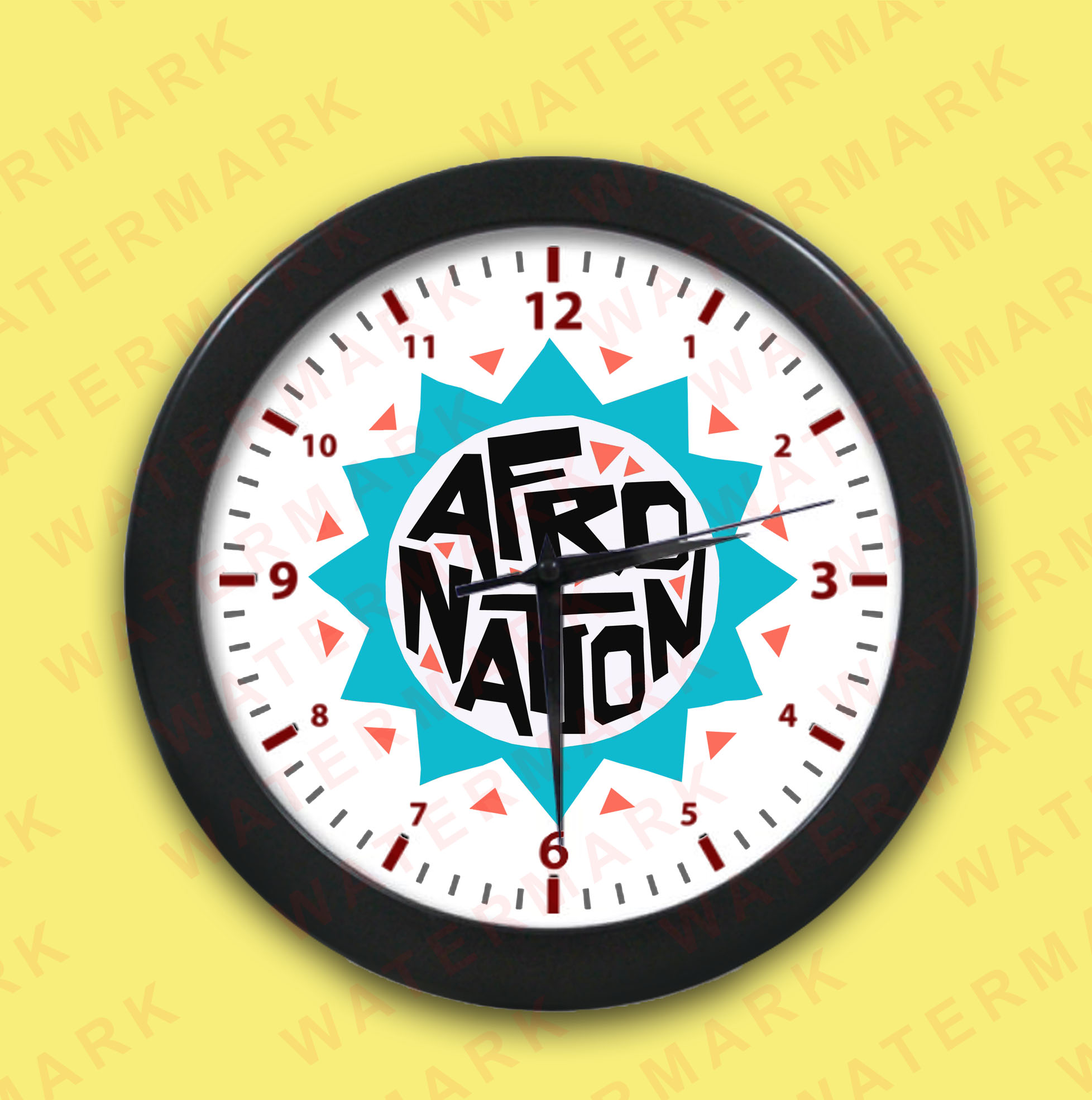 AFRO NATION DETROIT FESTIVAL 2024 Wall Clocks | Inspire Uplift