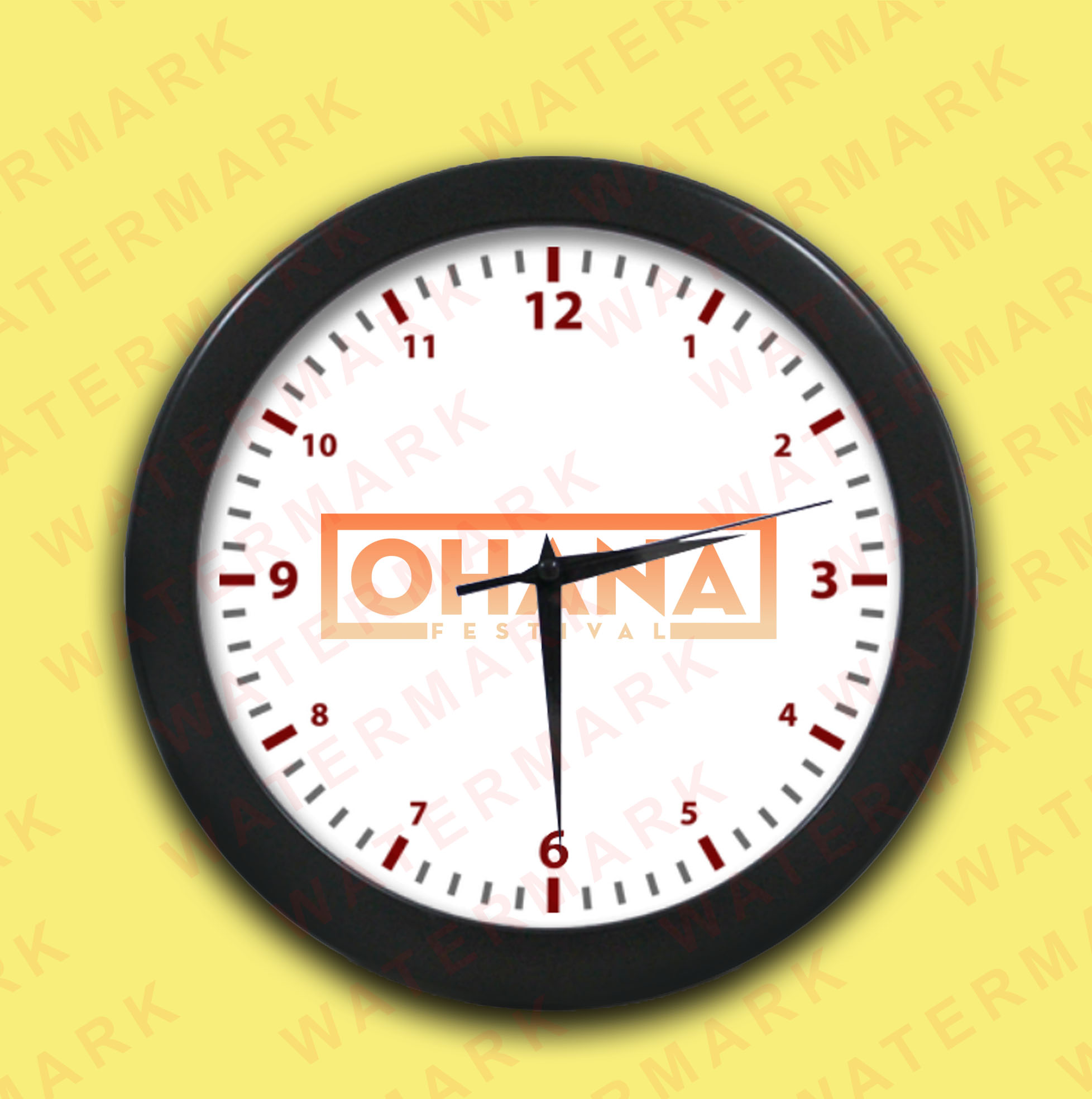 OHANA MUSIC FESTIVAL 2024 Wall Clocks | Inspire Uplift