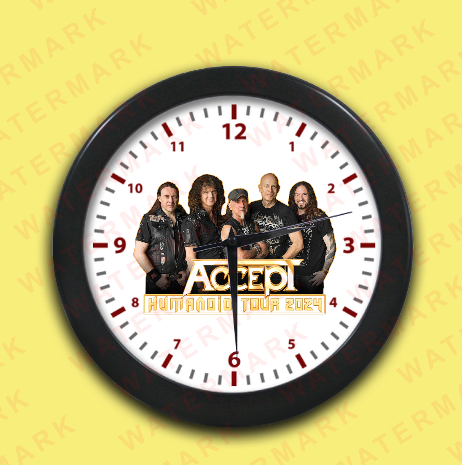 ACCEPT HUMANOID TOUR 2024 Wall Clocks | Inspire Uplift