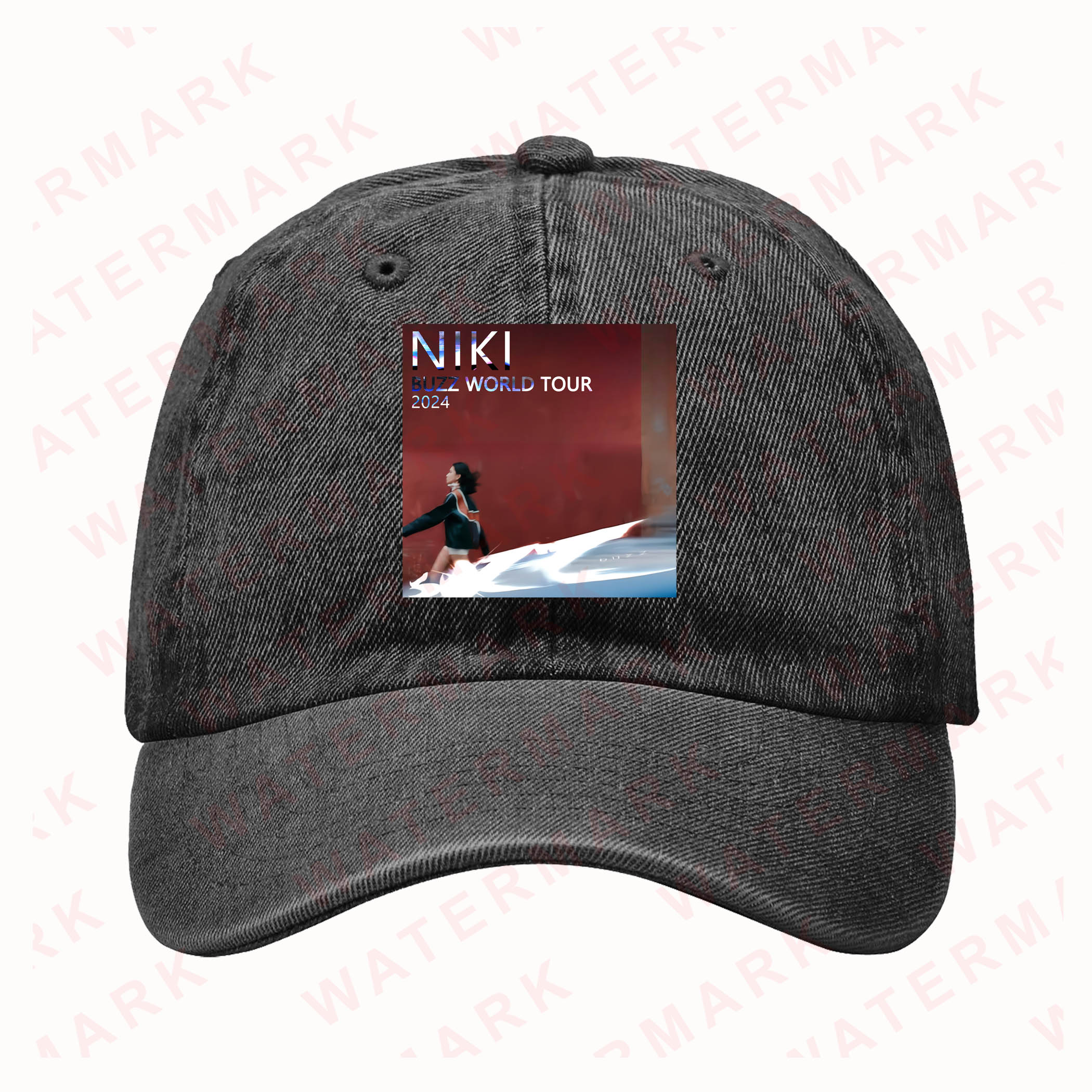 NIKI BUZZ WORLD TOUR 2024 Denim Hat Cap | Inspire Uplift