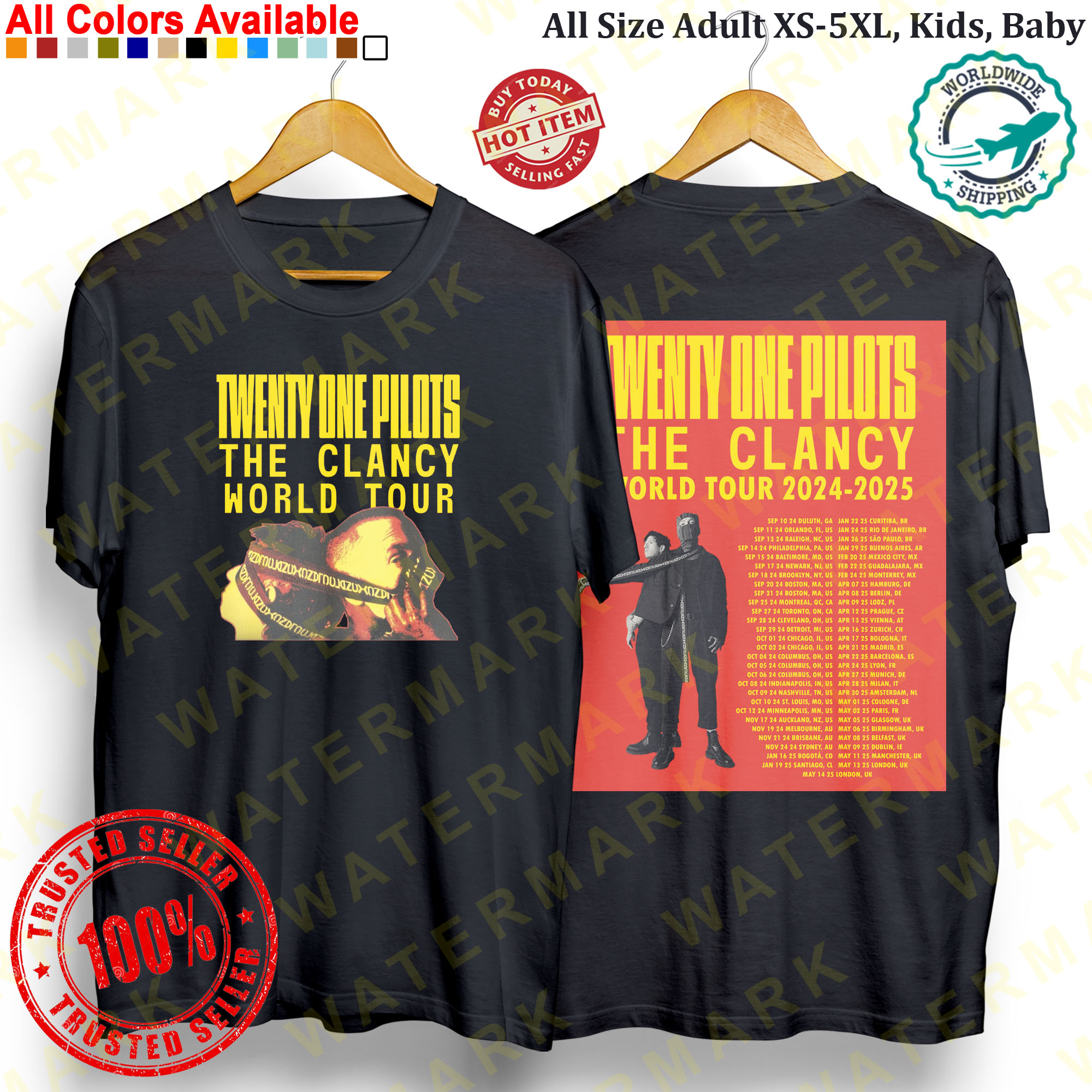 TWENTY ONE PILOTS THE CLANCY WORLD TOUR 2024-2025 Concert Al | Inspire ...