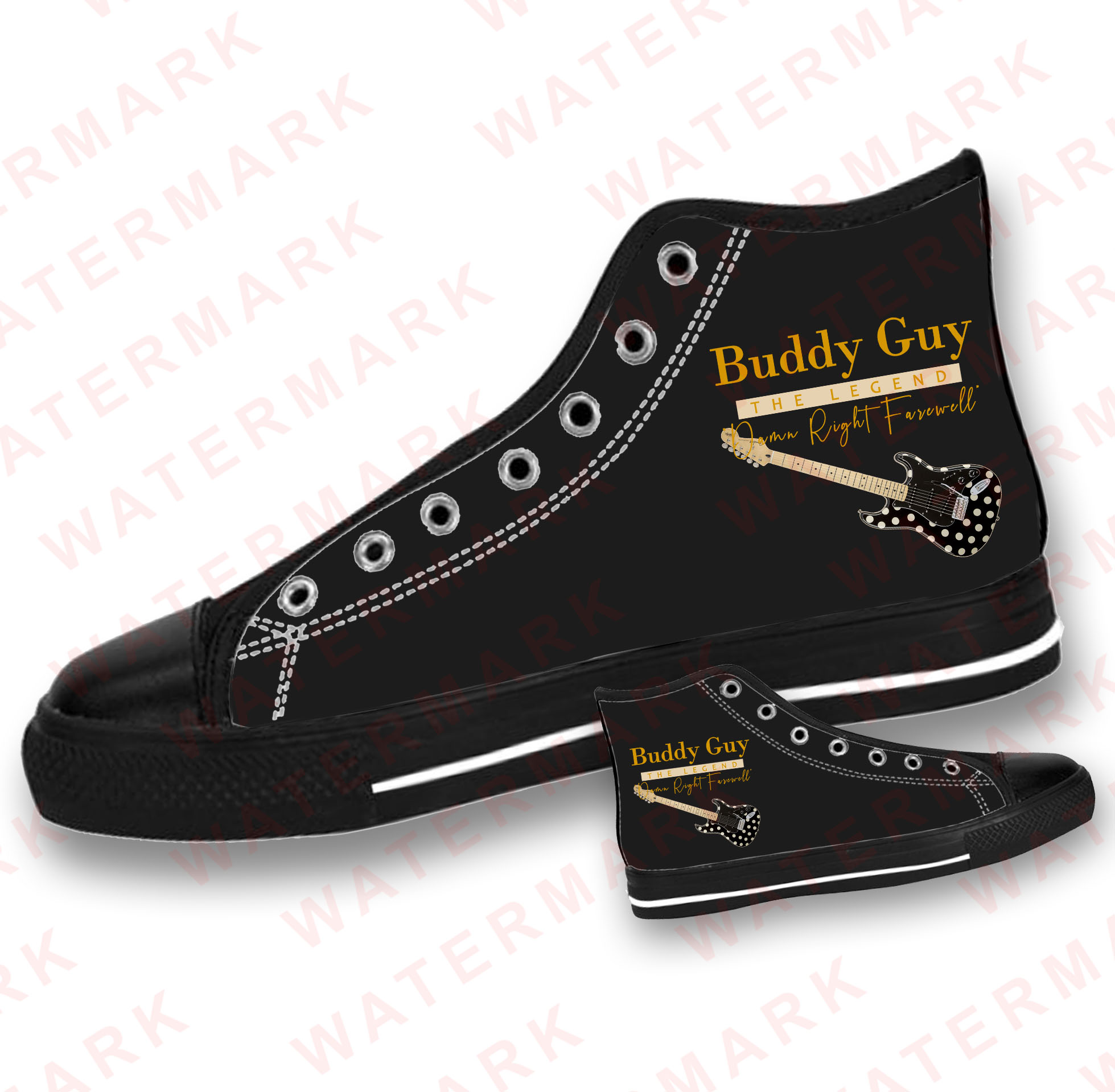 BUDDY GUY DAMN RIGHT FAREWELL TOUR 2023 Black Shoes | Inspire Uplift
