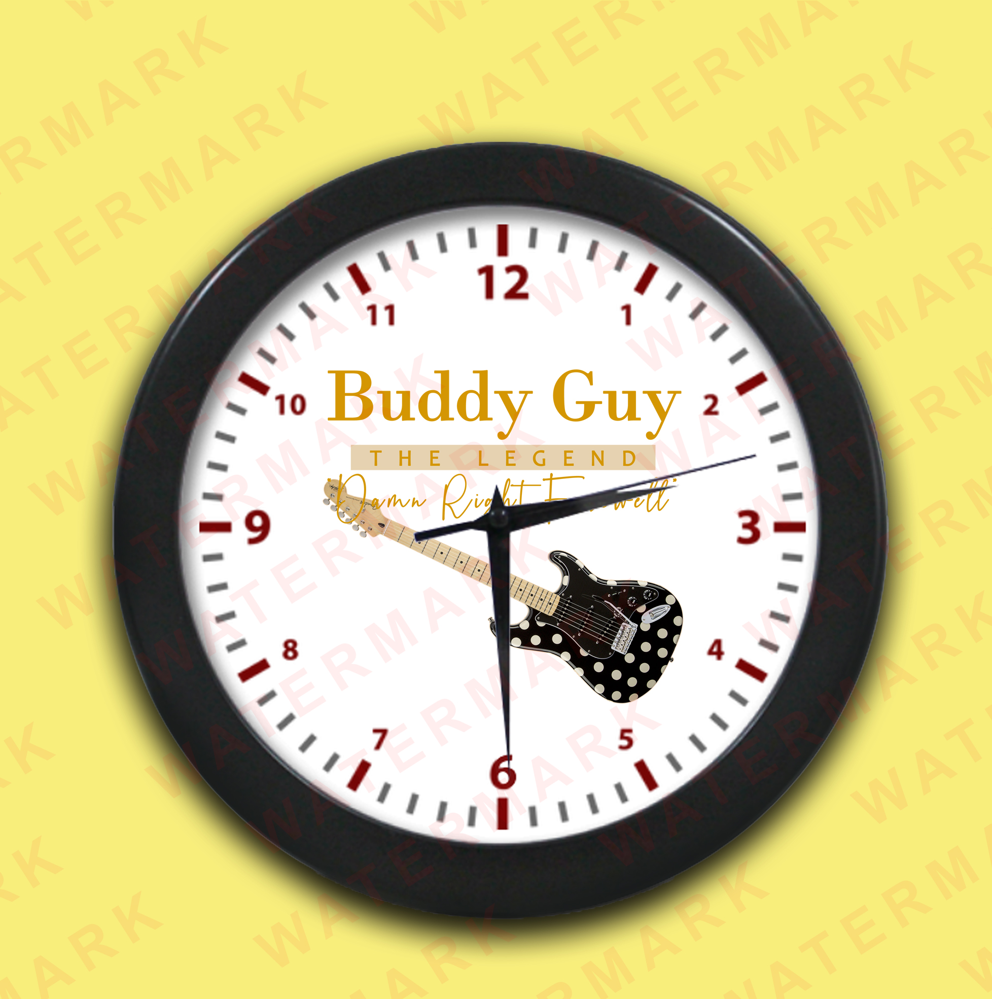 BUDDY GUY DAMN RIGHT FAREWELL TOUR 2023 Wall Clocks 1 | Inspire Uplift