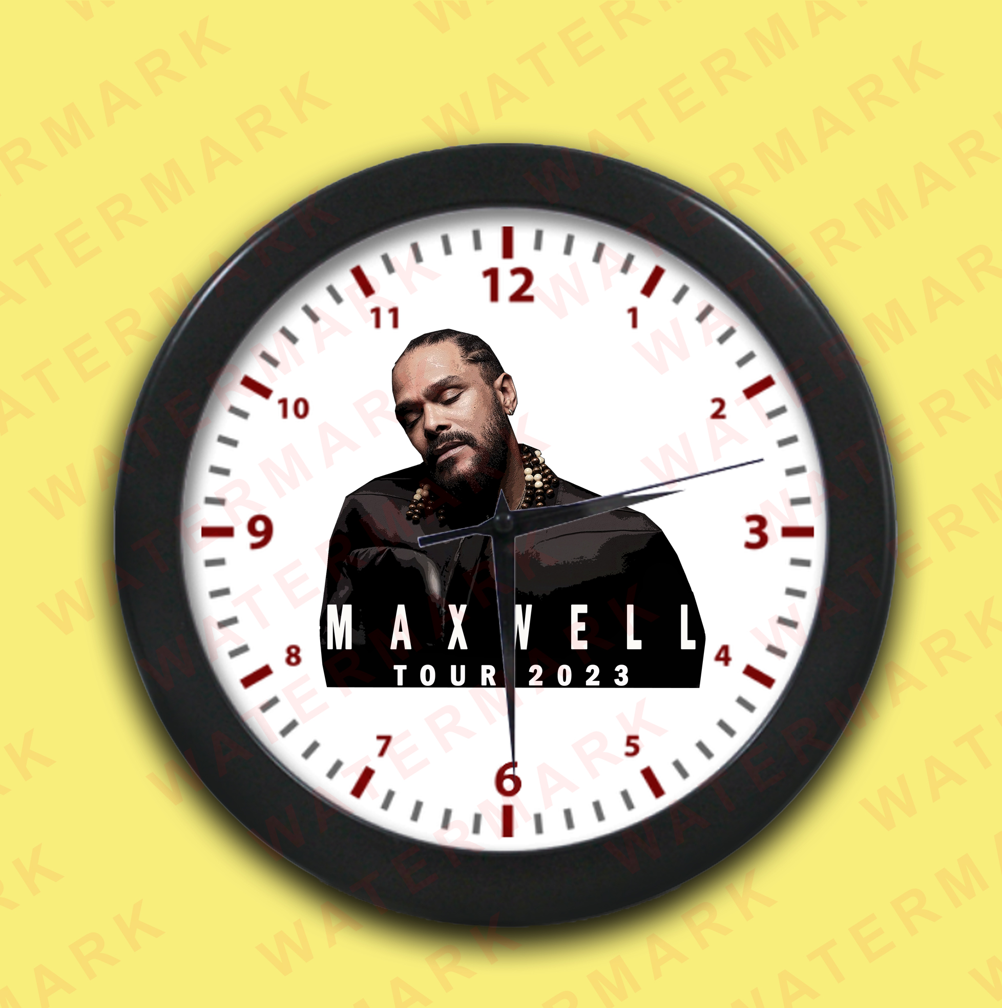 MAXWELL TOUR 2023 Wall Clocks 1 | Inspire Uplift