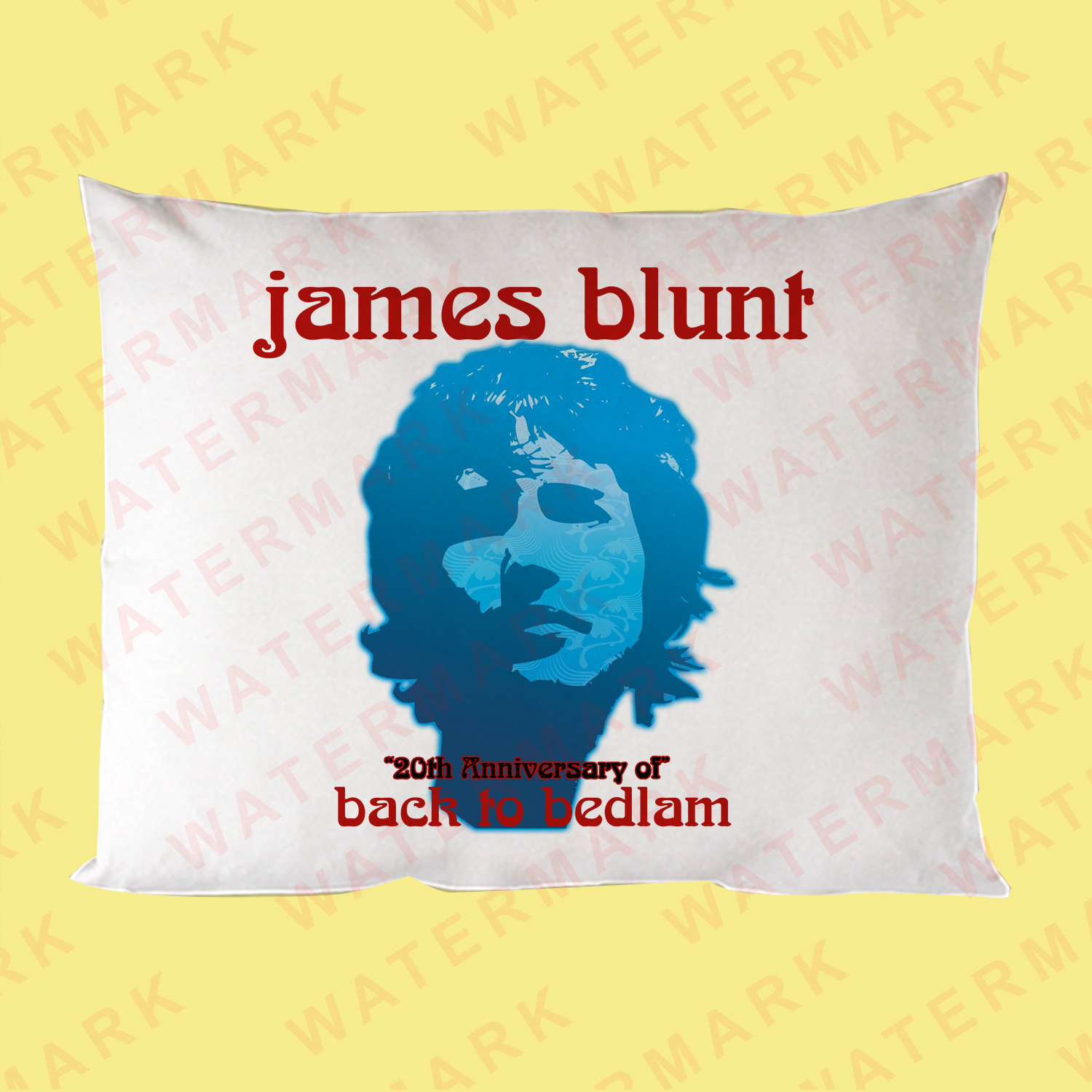 JAMES BLUNT BACK TO BEDLAM 20TH ANNIVERSARY TOUR 2025 Pillow | Inspire ...