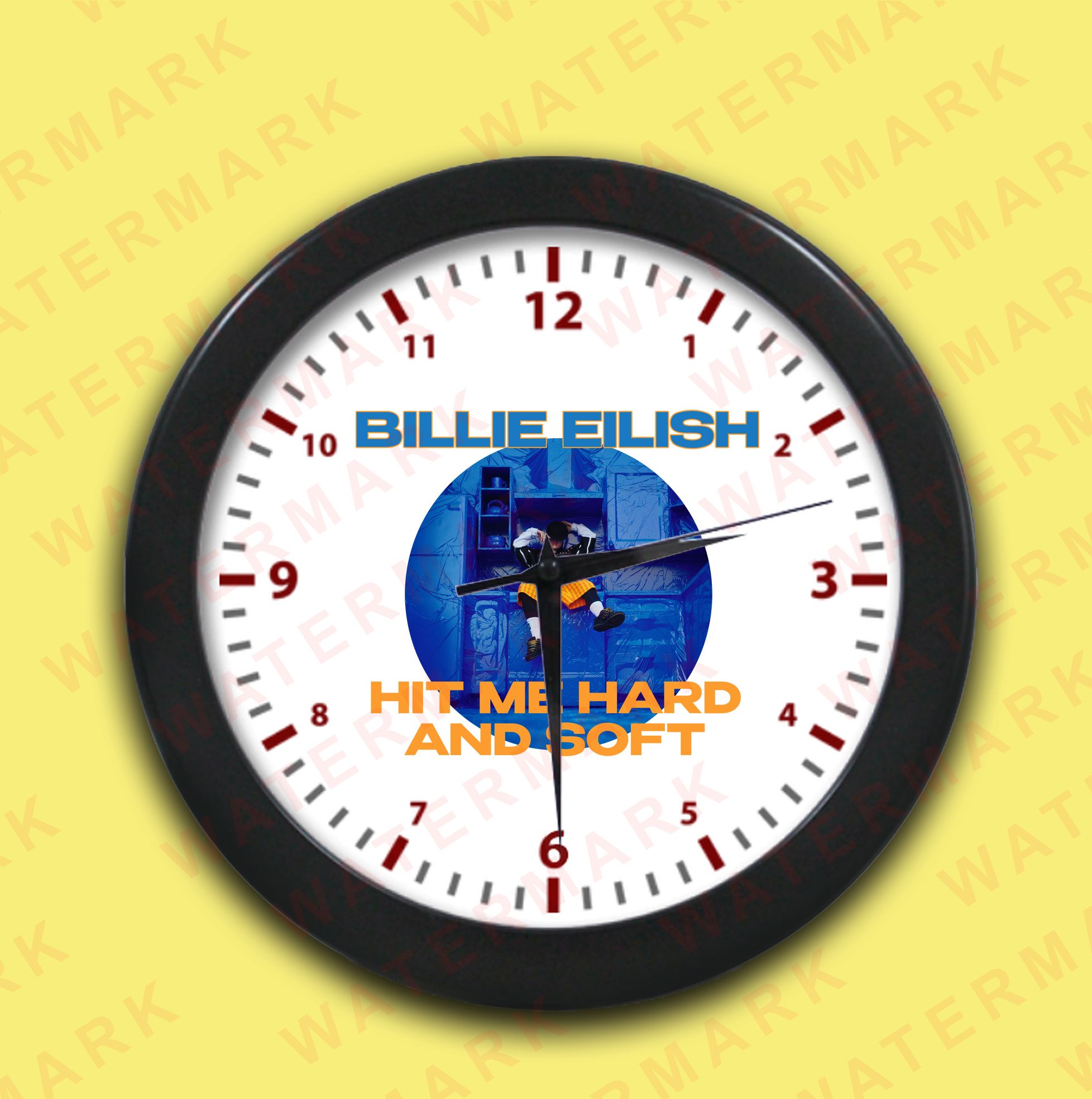 BILLIE EILISH HIT ME HARD AND SOFT THE TOUR 2025 Wall Clocks | Inspire ...