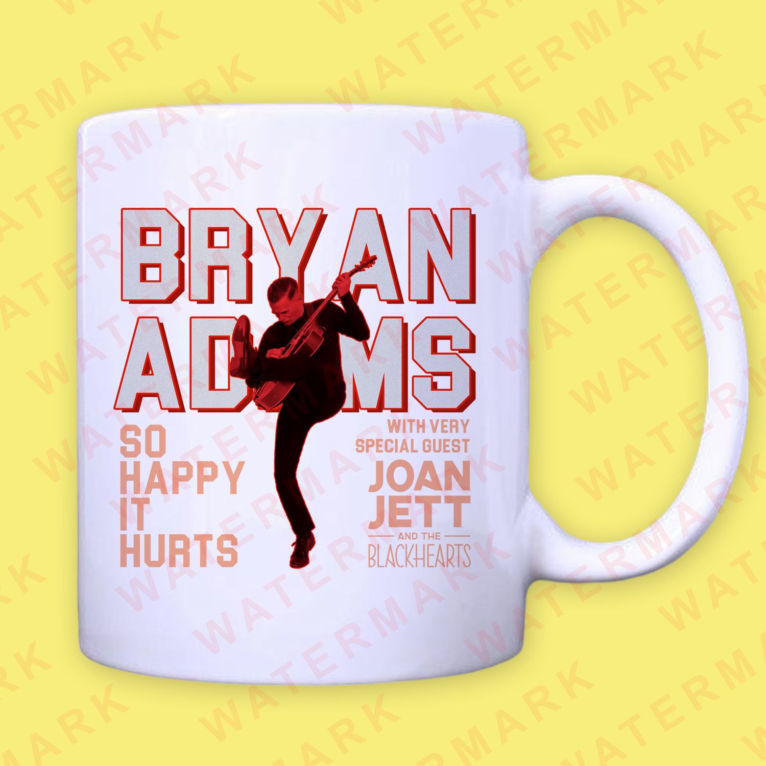 BRYAN ADAMS SO HAPPY IT HURTS ON TOUR 2025 Mug | Inspire Uplift