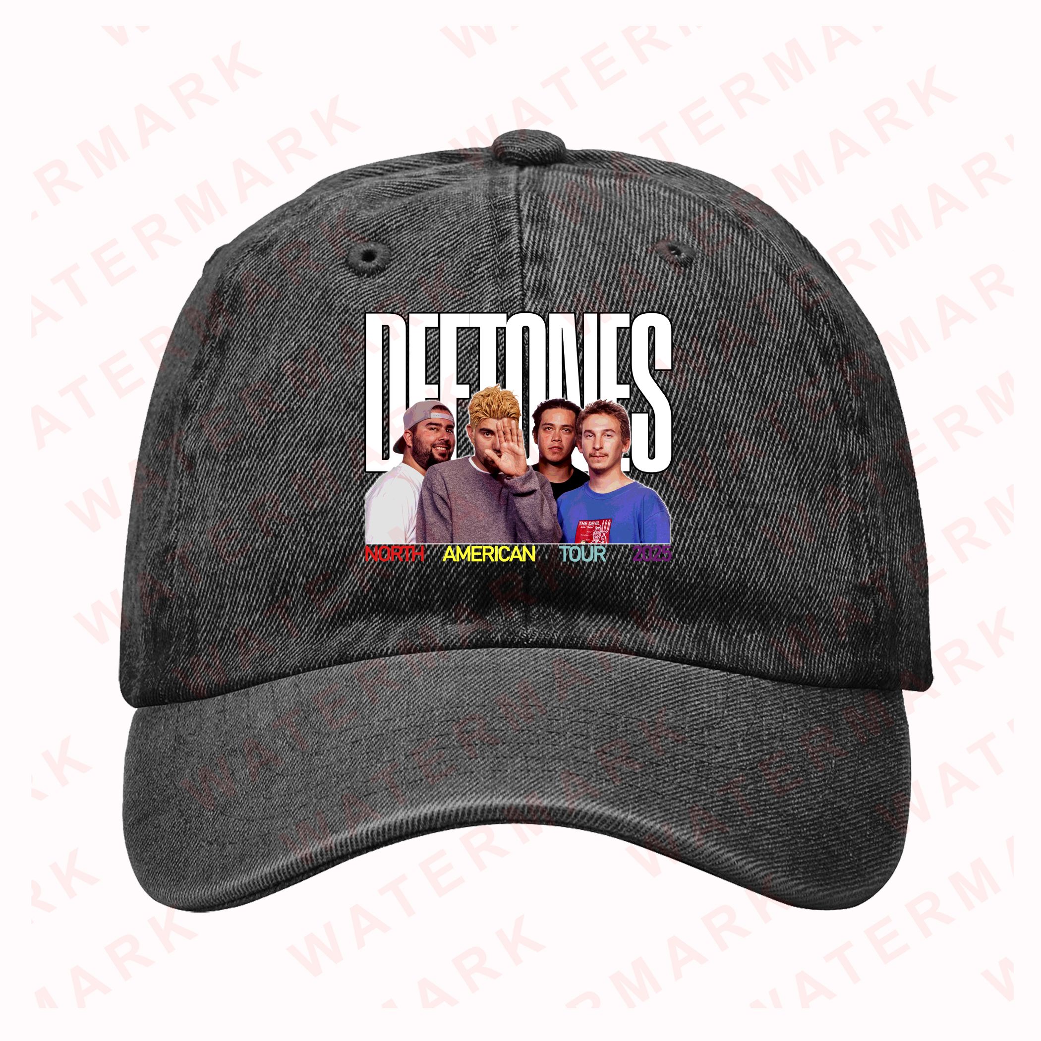 DEFTONES NORTH AMERICAN TOUR 2025 Denim Hat Cap | Inspire Uplift