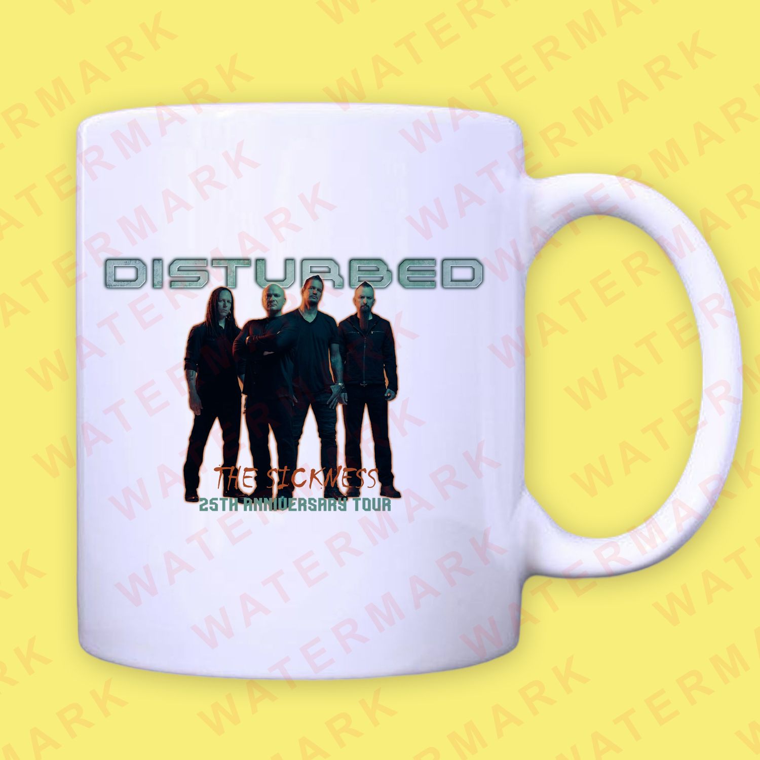 DISTURBED THE SICKNESS 25TH ANNIVERSARY TOUR 2025 Mug | Inspire Uplift