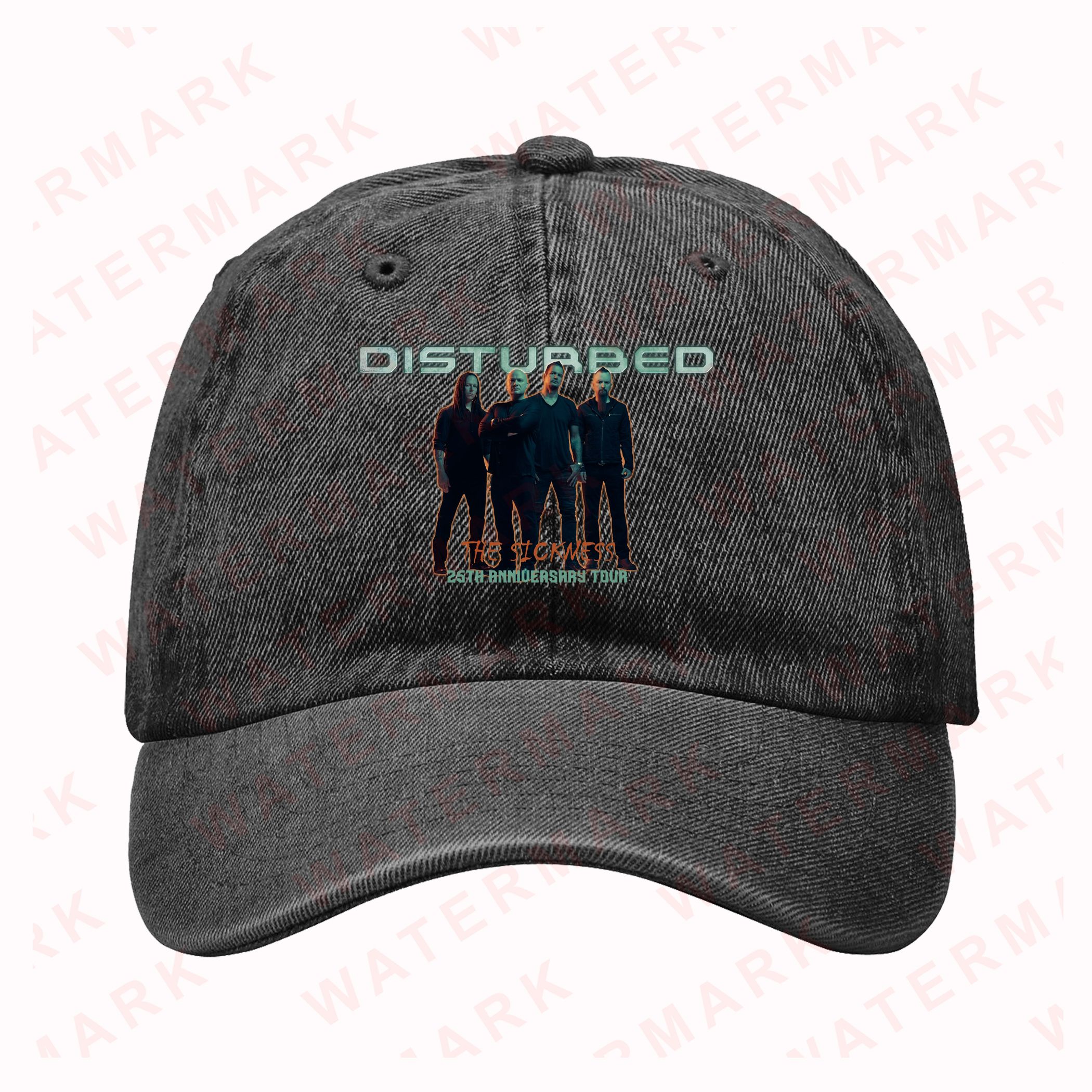 DISTURBED THE SICKNESS 25TH ANNIVERSARY TOUR 2025 Denim Hat | Inspire ...