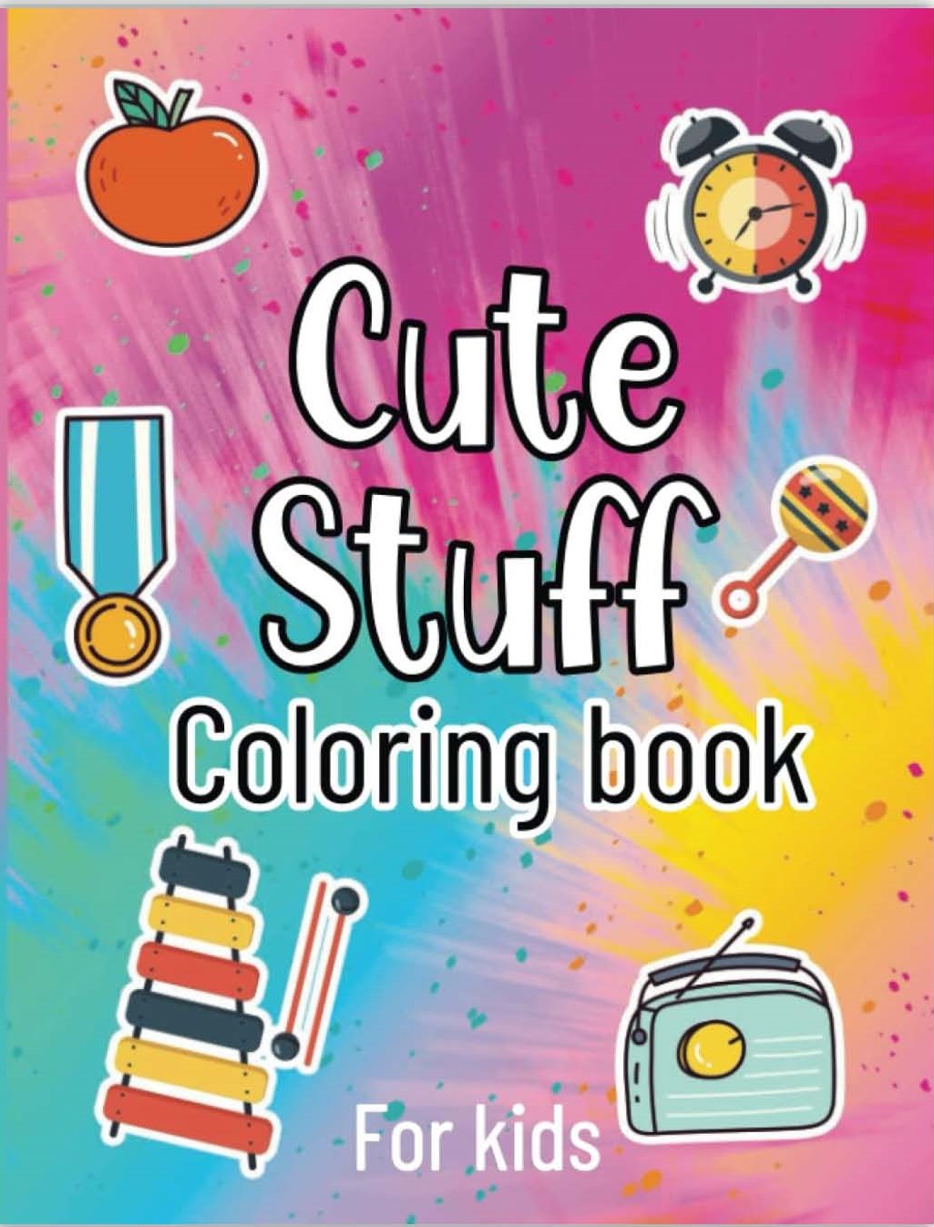 Cute Stuff Coloring Book, Adorable Illustration, designs for | Inspire ...