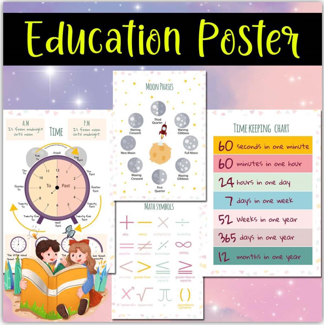 Printable Education School Poster, Worksheets and Teaching M | Inspire ...