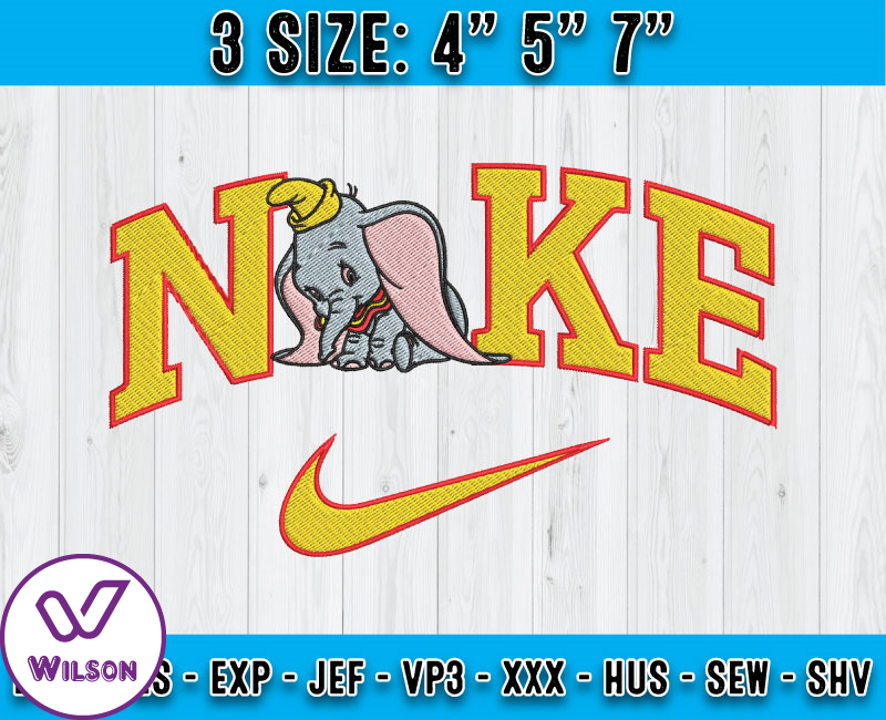Nike X Dumbo and mother, Dumbo embroidery, Cartoon embroider | Inspire ...