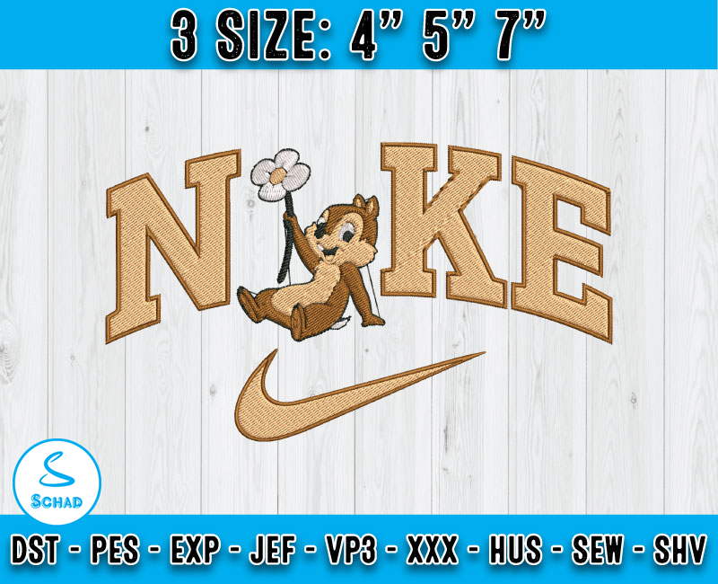 Nike Chip Embroidery, Disney Nike Embroidery Design, Machine | Inspire ...