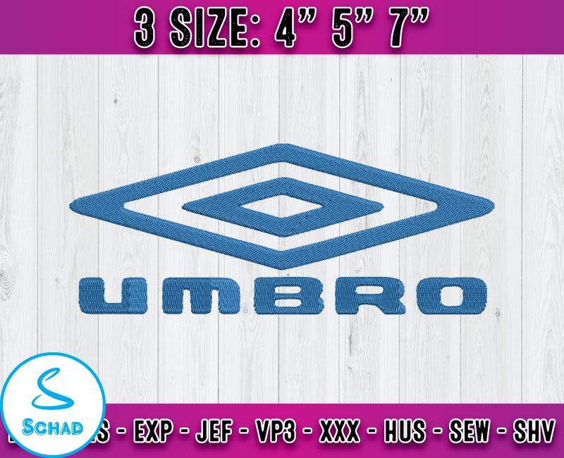 Umbro embroidery design, logo fashion embroidery, embroidery | Inspire ...