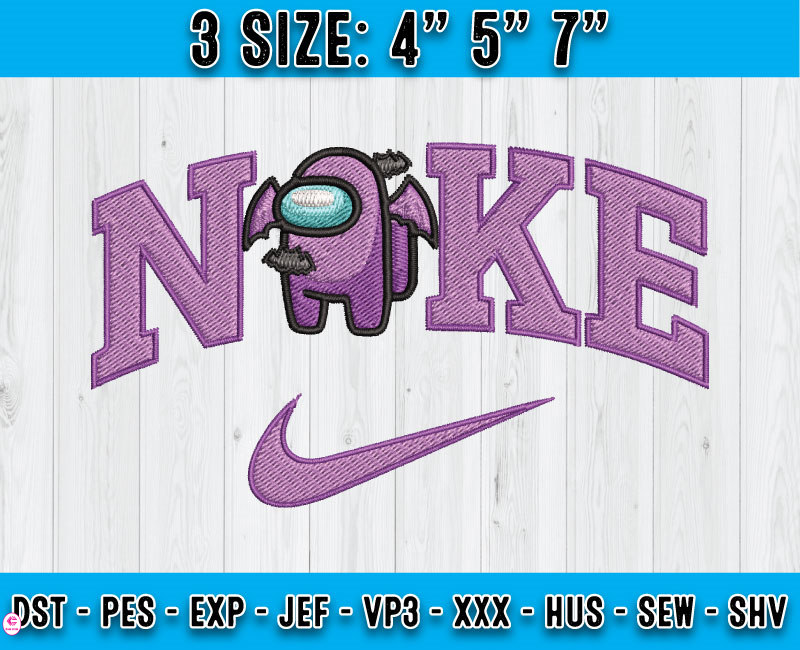 Nike x Among Us Embroidery, Logo Fashion embroidery, embroid | Inspire ...