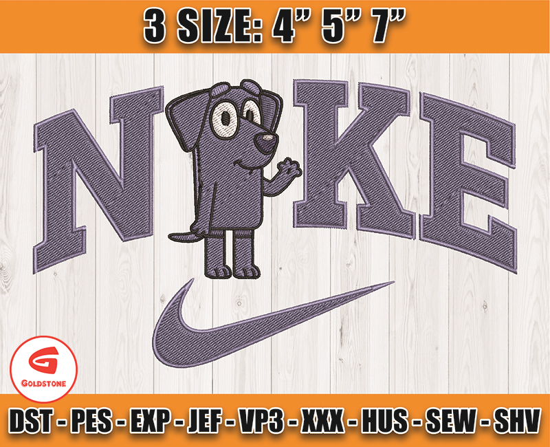 Nike X Jean Luc embroidery, Nike Cartoon embroidery, Bluey e - Inspire ...